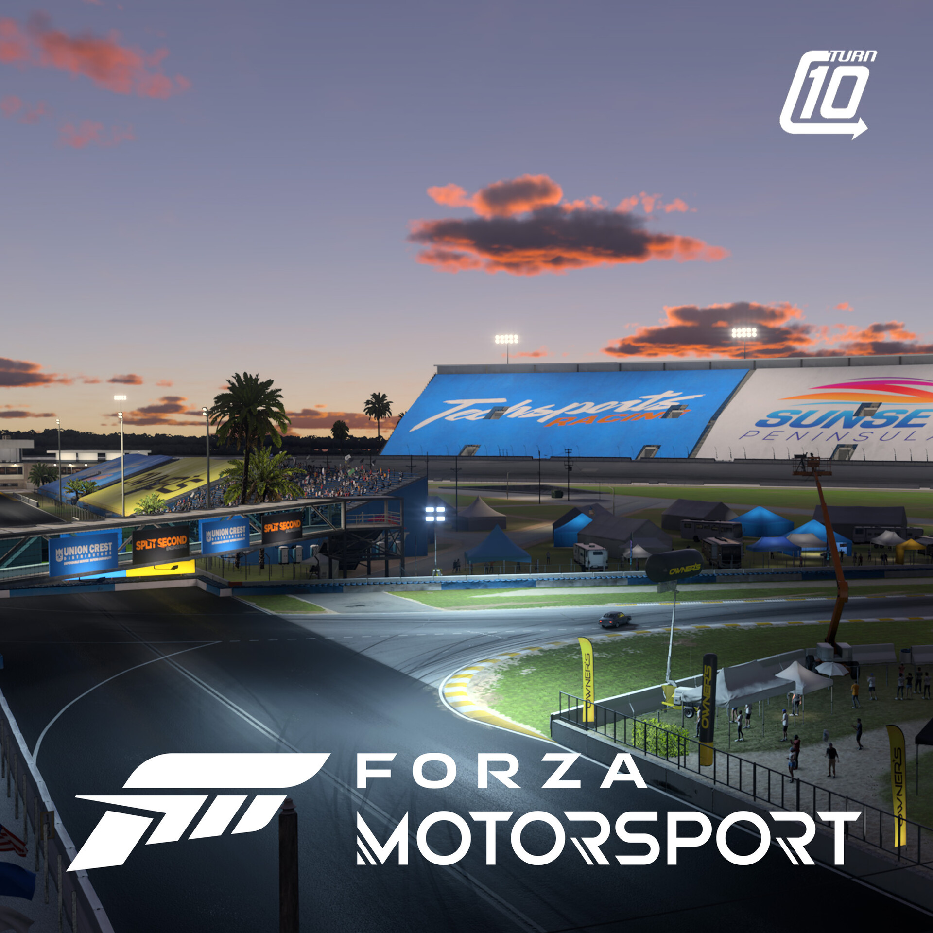ArtStation - Forza Motorsport: Sunset Peninsula Lighting