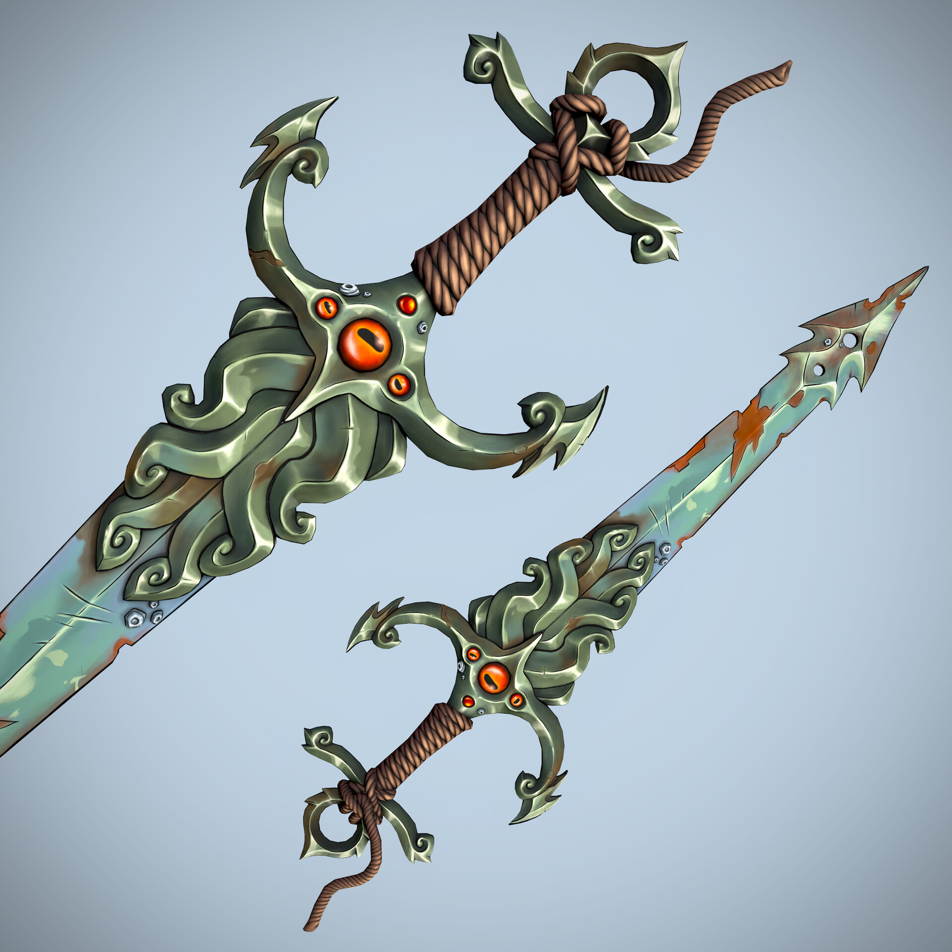 ArtStation - Sea Sword (stylized)