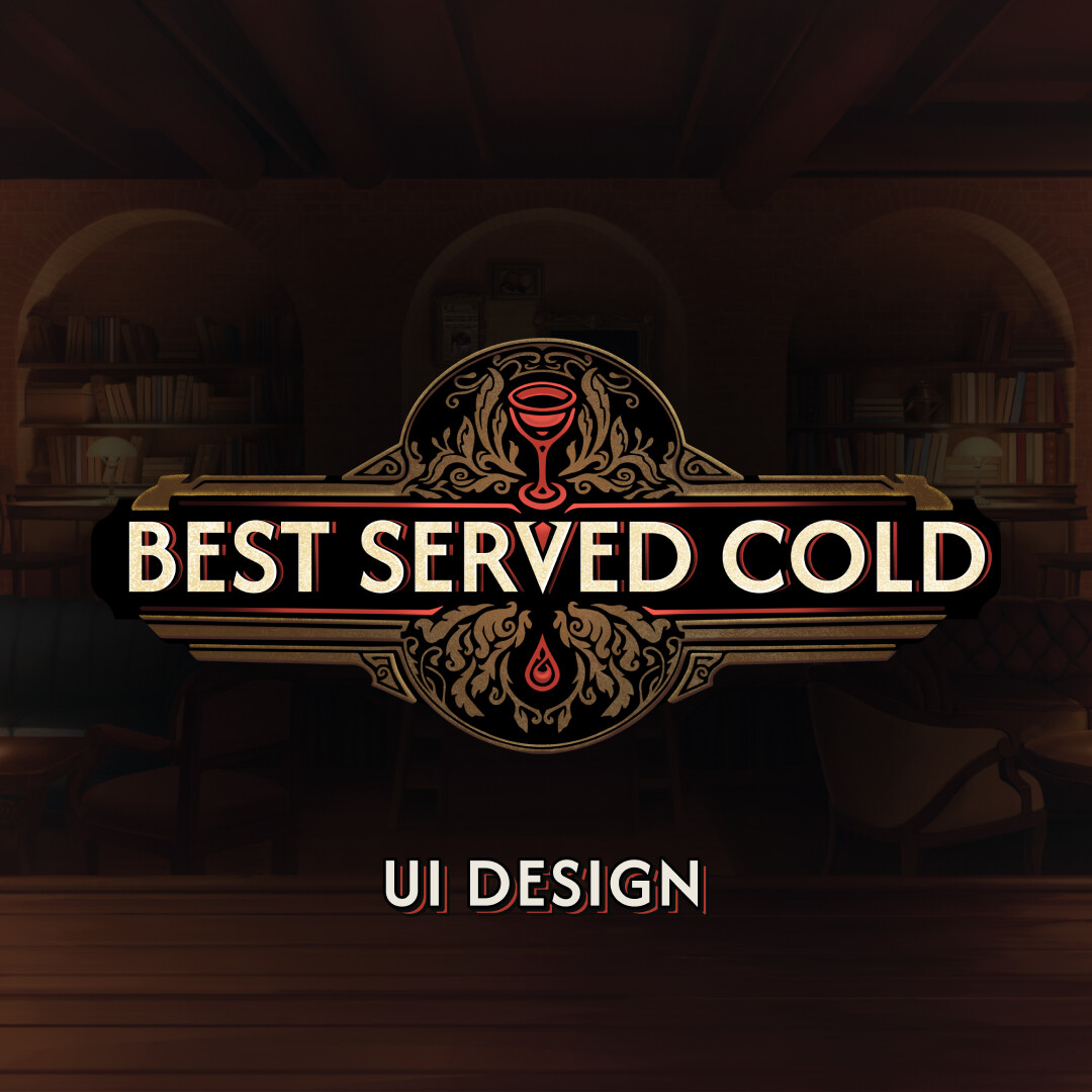 ArtStation - Best Served Cold, UI design for Detective Visual Novel ...