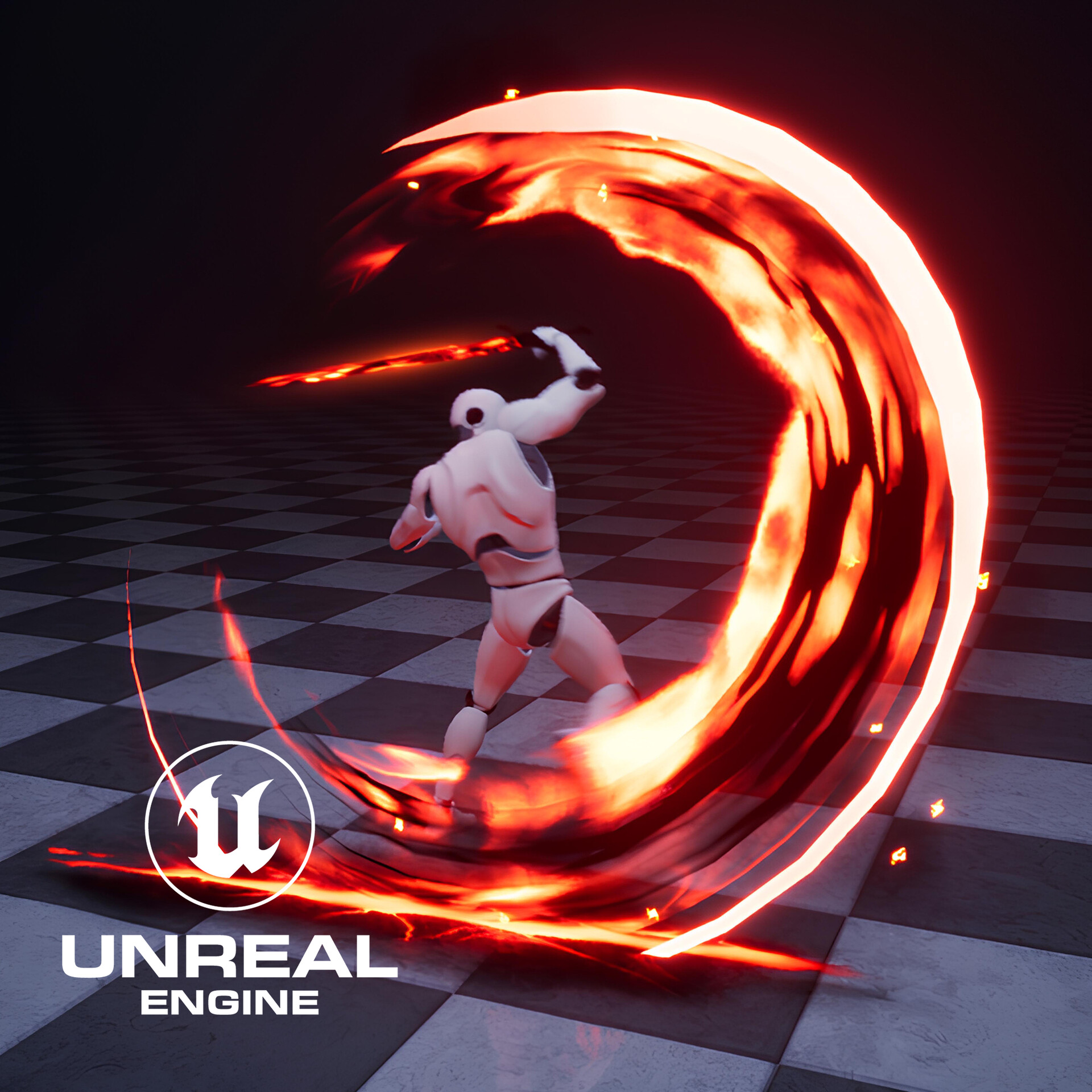 ArtStation - Fire Slash Effect