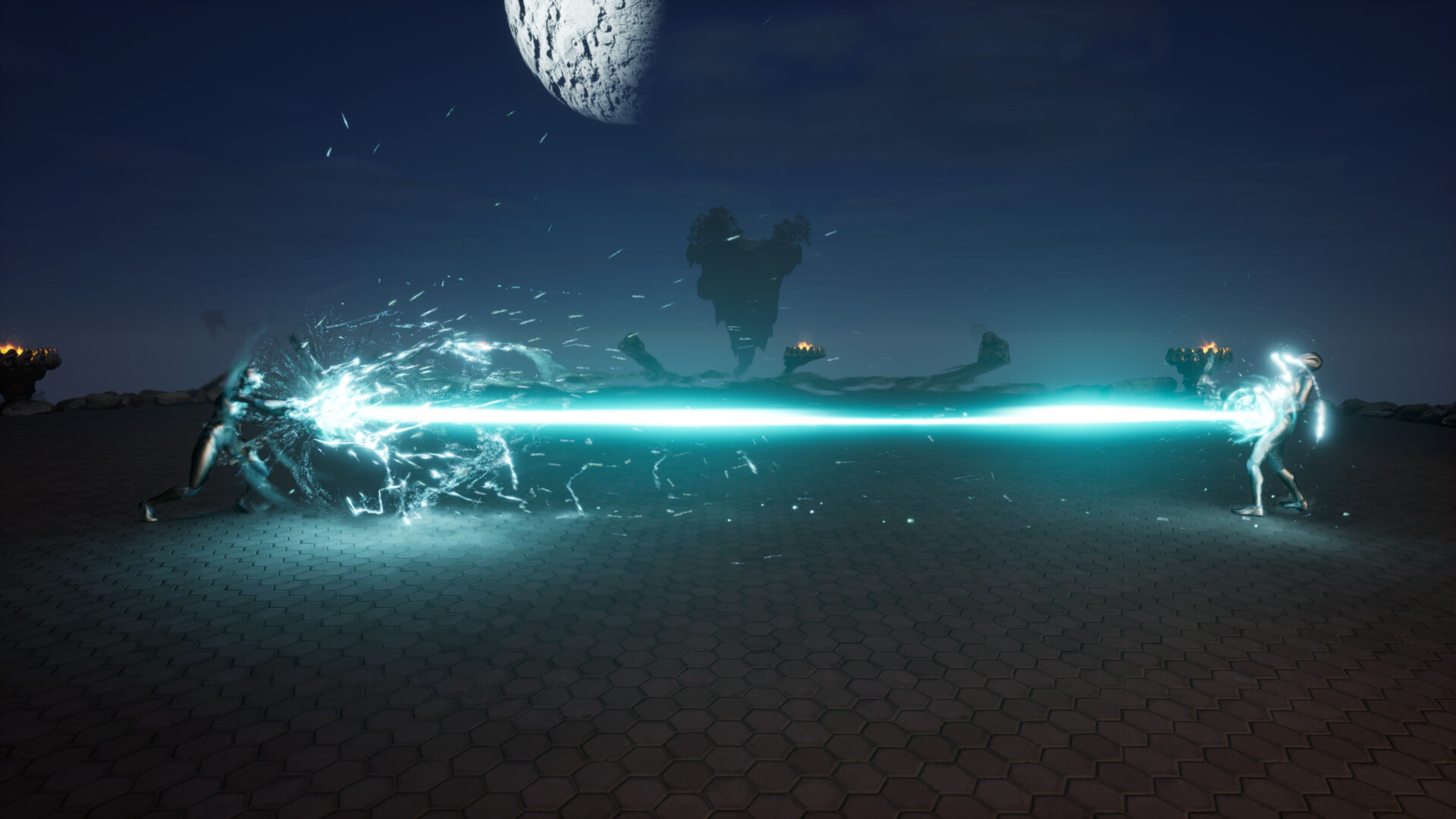 ArtStation - VFX practices. Electrical beam