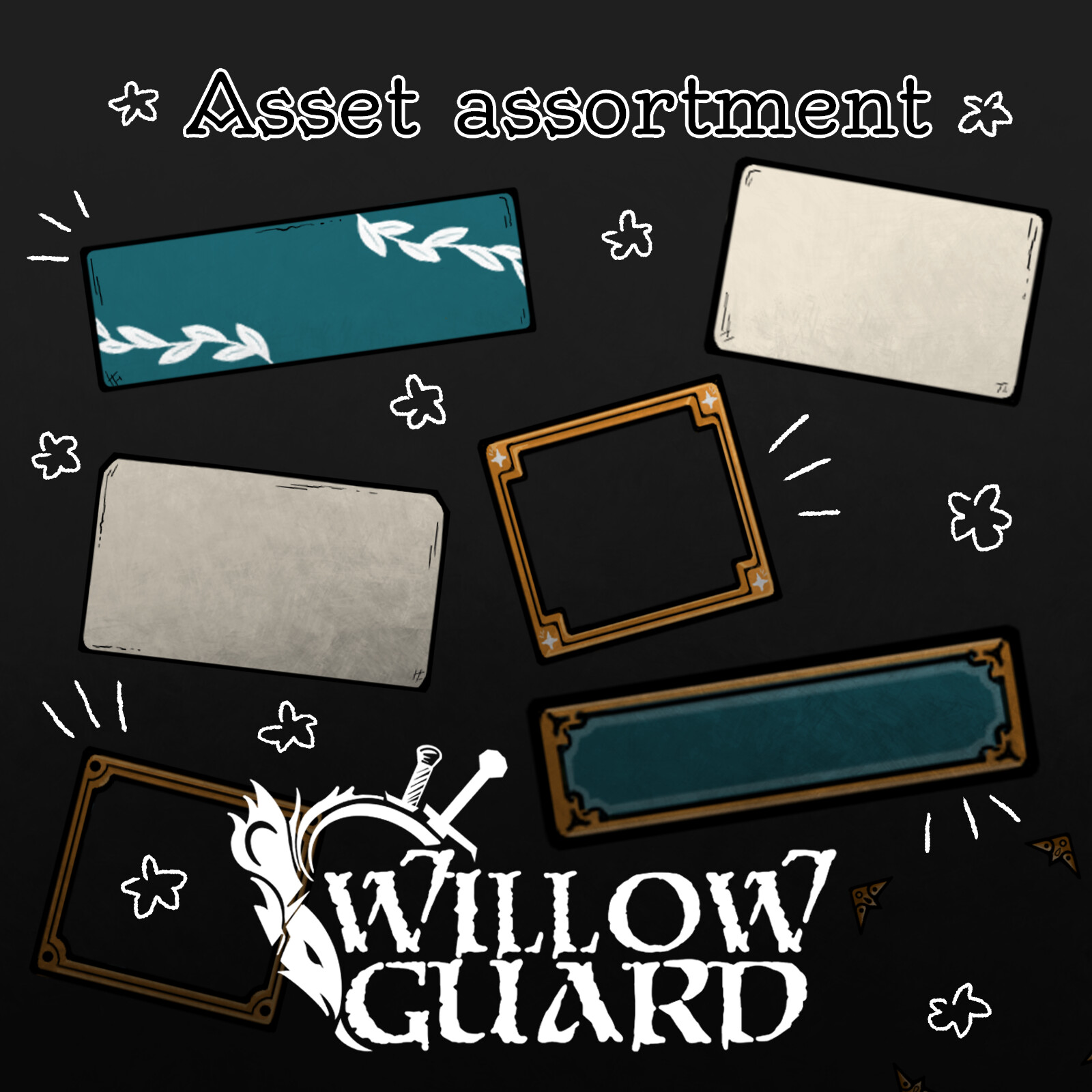 ArtStation - Willow Guard asset assortment