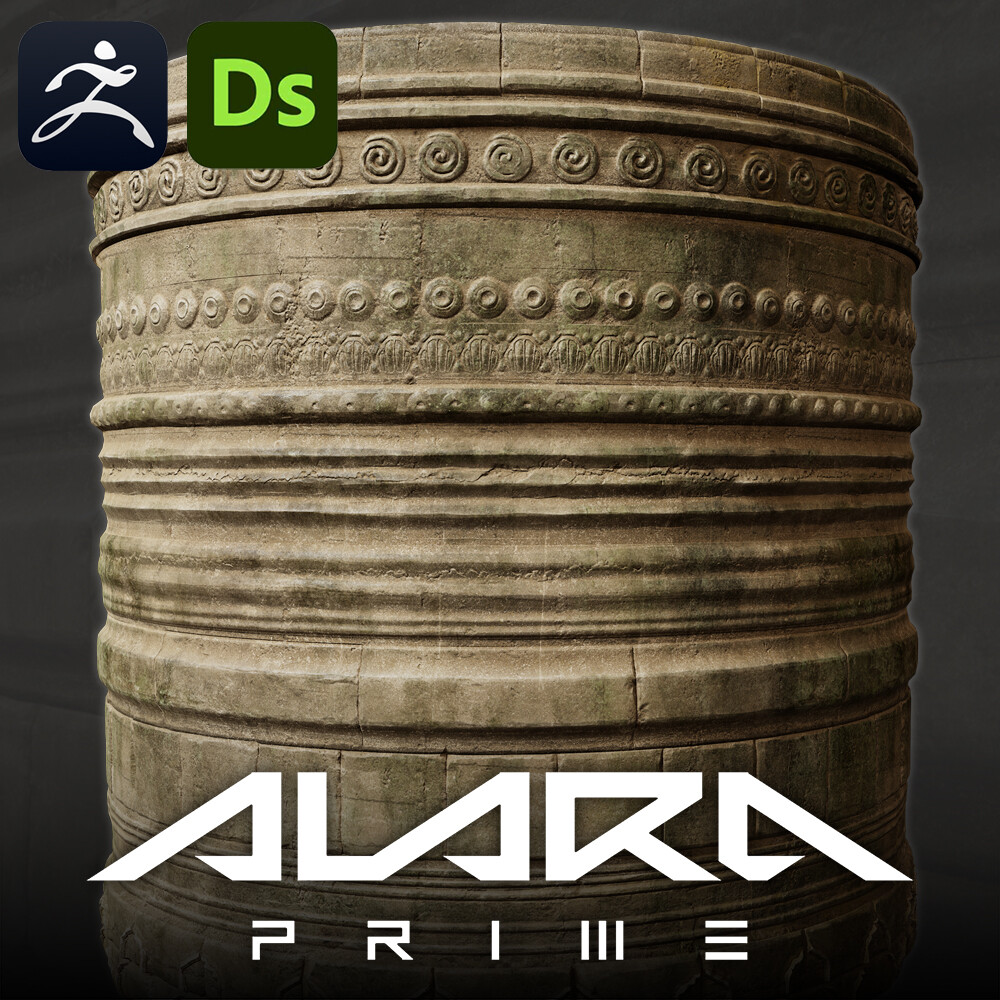 ArtStation - ALARA Prime - Temple Trimsheet