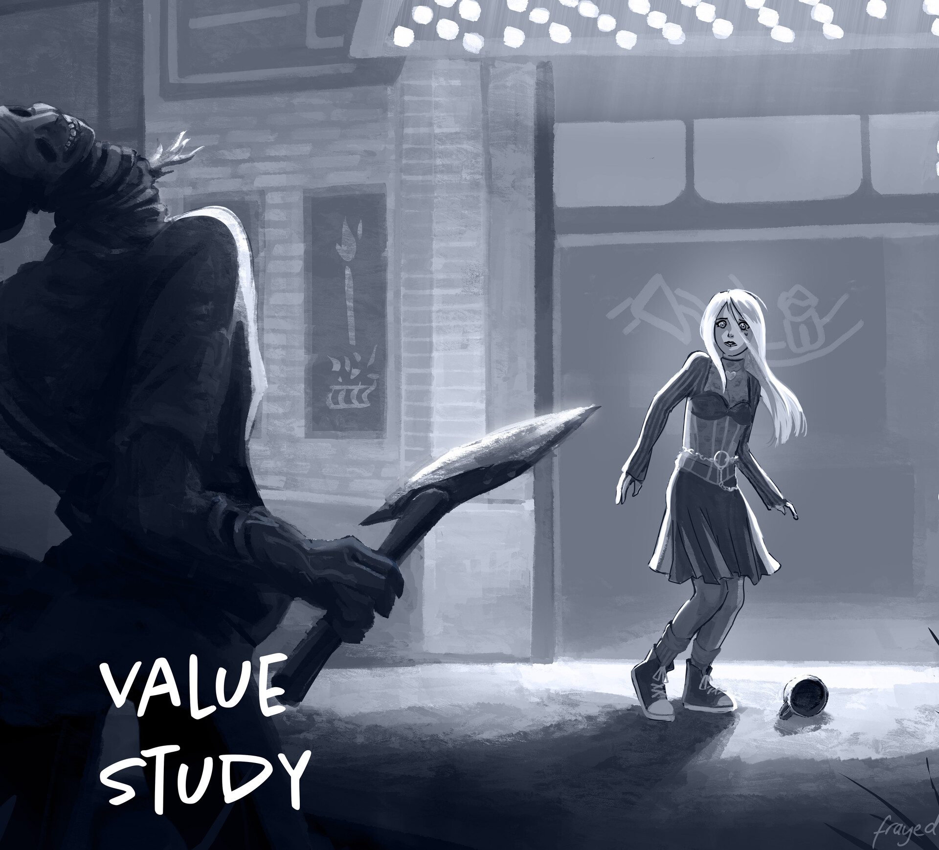 ArtStation - Dead by Daylight Value Study