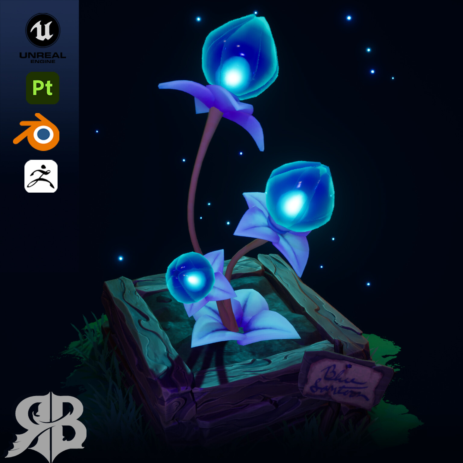 ArtStation - Lantern Flower