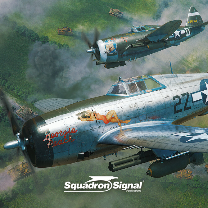 ArtStation - P-47D Thunderbolt Razorback - MiniArt / Squadron boxart