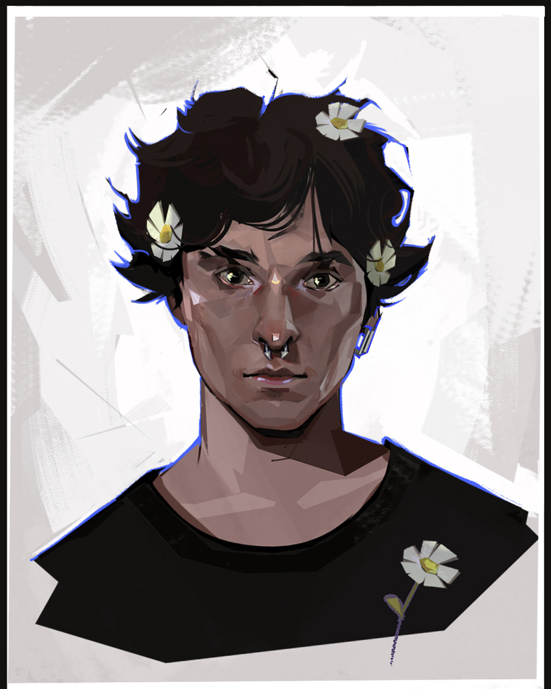 ArtStation - Spring portrait