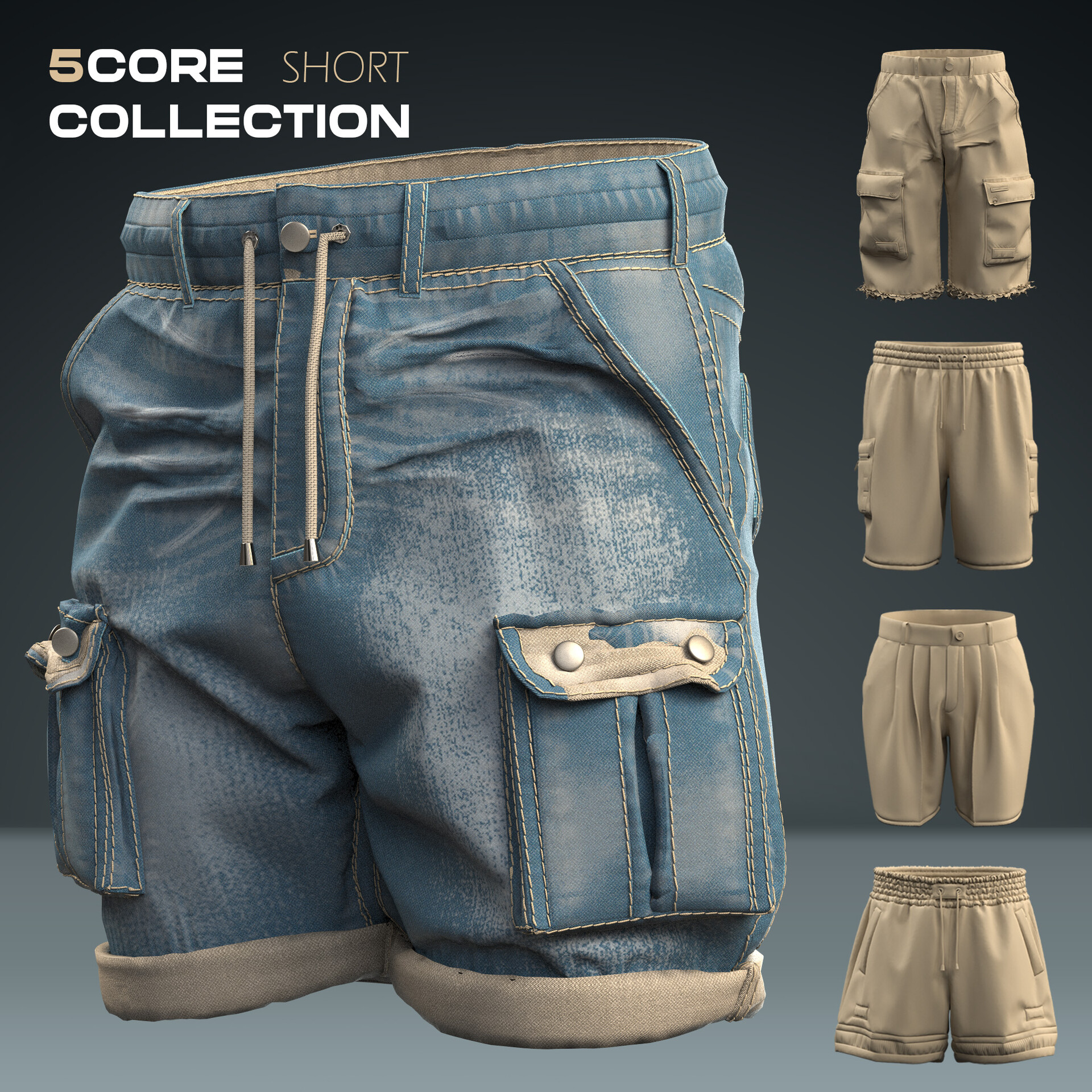3D Innovators - 5 CORE Short COLLECTION