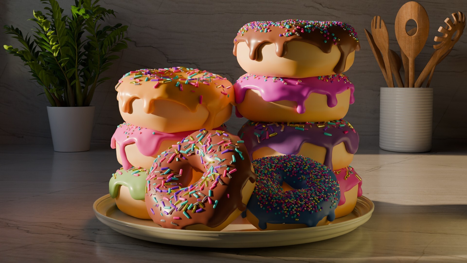 ArtStation - 3d Donuts