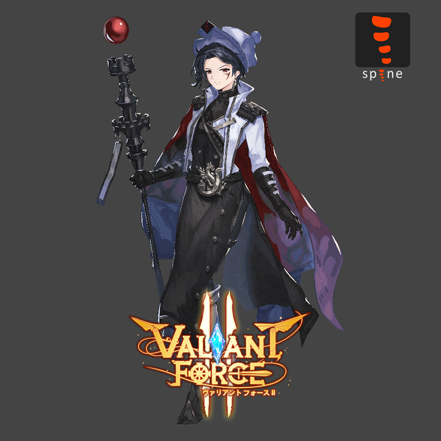 ArtStation - Spine 2D Animation - Blood Healer (Valiant Force 2)
