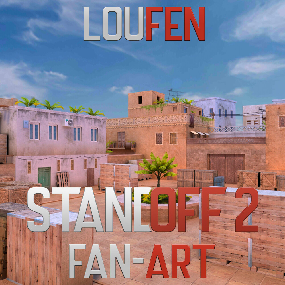 ArtStation - "Desert" PvP map - Fan-Art Standoff 2