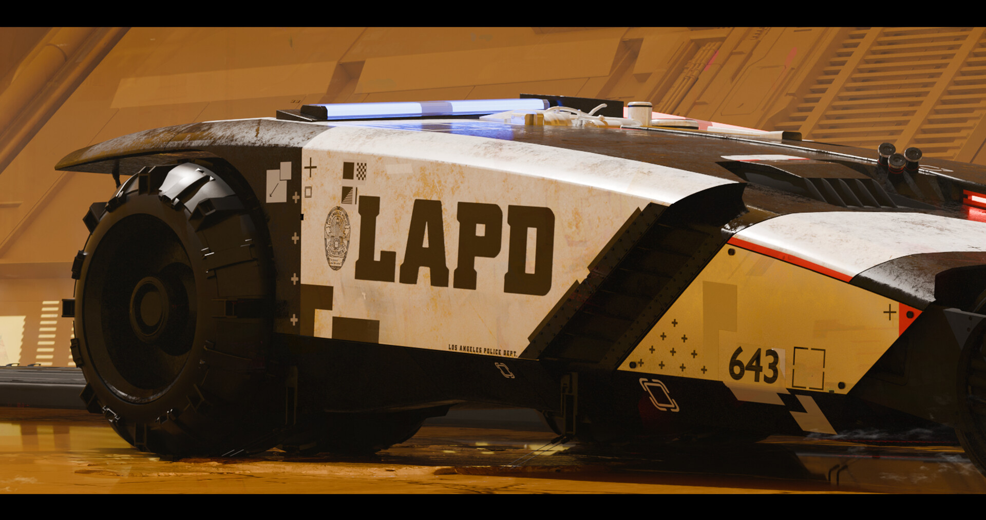 ArtStation - Autonomous Drone Pursuit Car