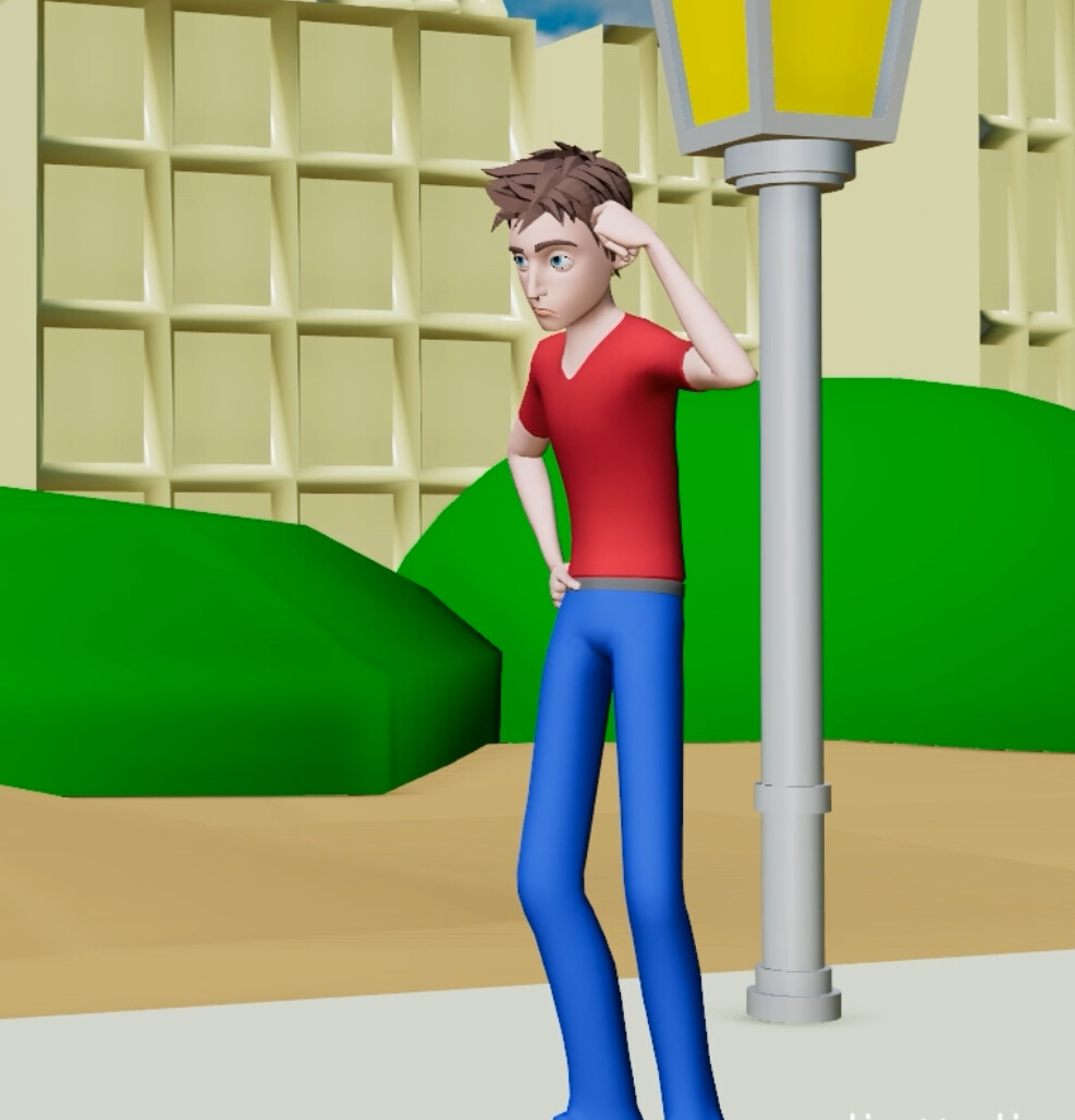 ArtStation - Pantomime Walk Animation