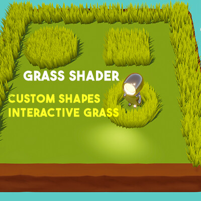 ArtStation - Dynamic Grass Shader with Interaction & Wind