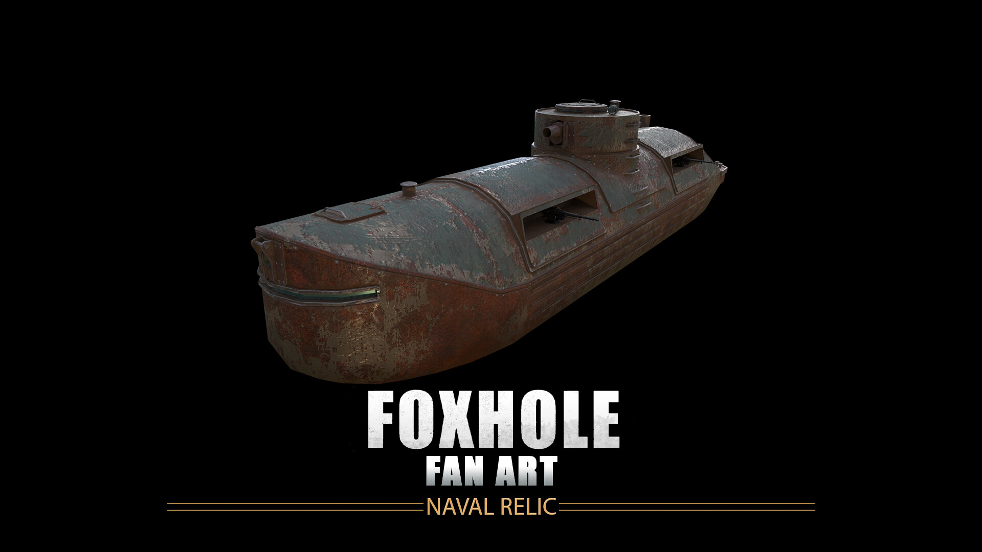ArtStation - The Guardian | Foxhole Relic Naval - fan art