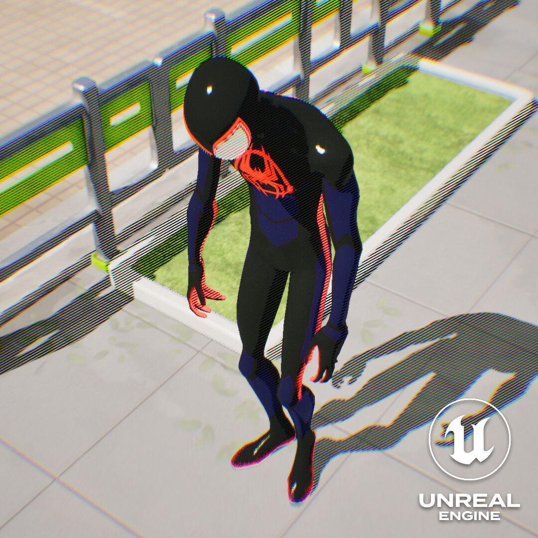 ArtStation - Spiderverse - Post Process Cel Shader