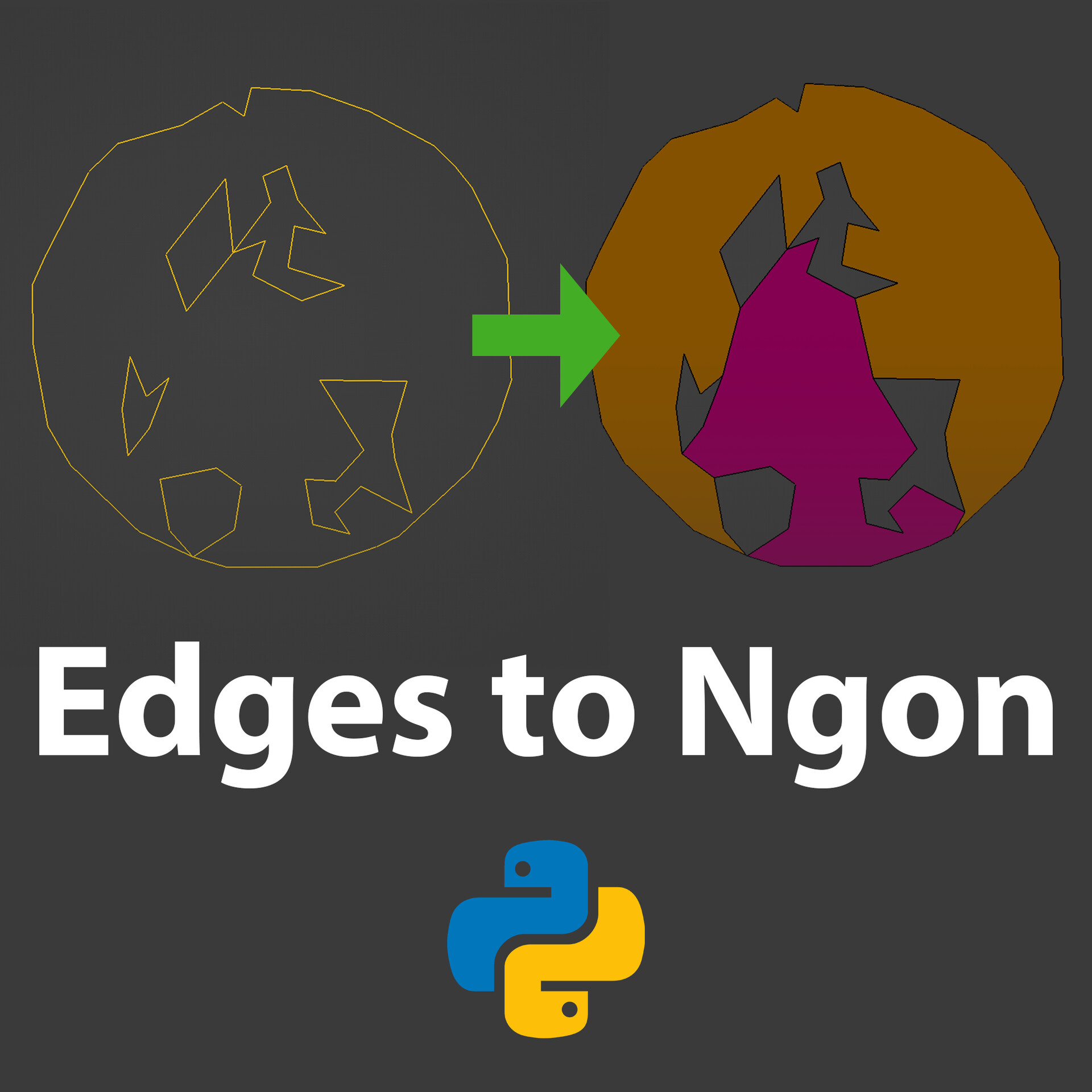 ArtStation - Ngons from boundaries (2D)