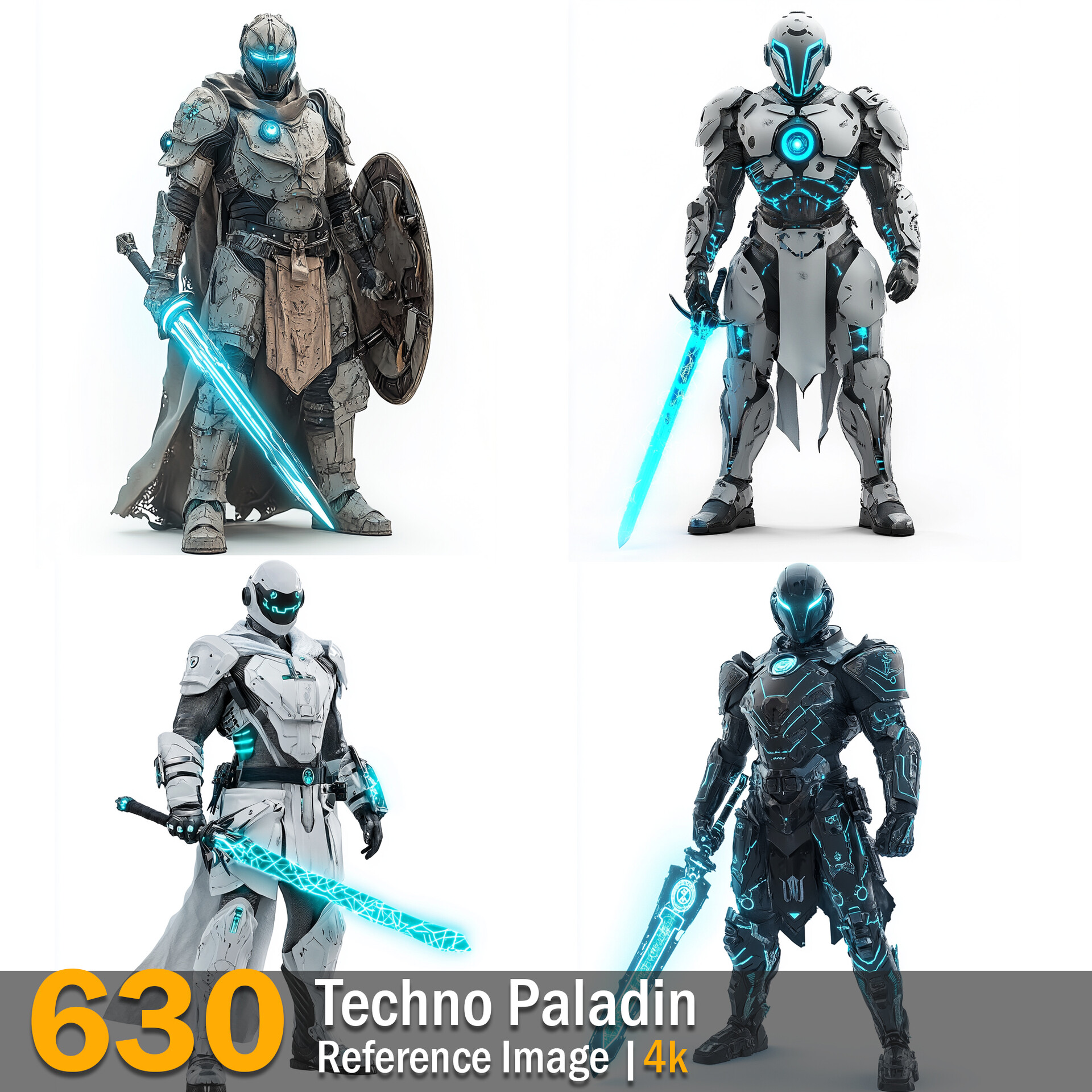 ArtStation - Techno Paladin | Reference Images | 4K