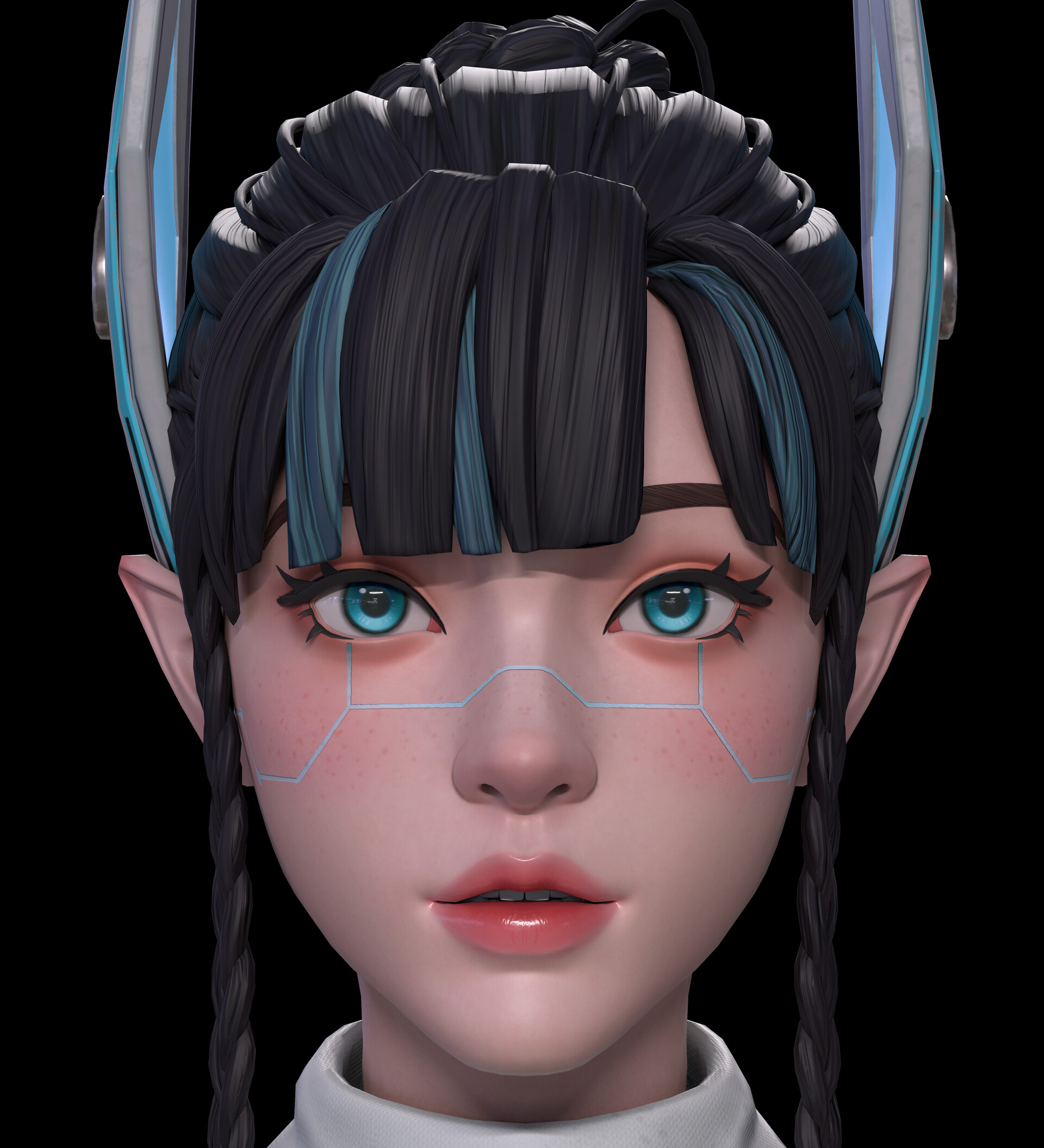 ArtStation - Student Project_Character Modeling_Eclipse: Rise of the Mutant World_Talia