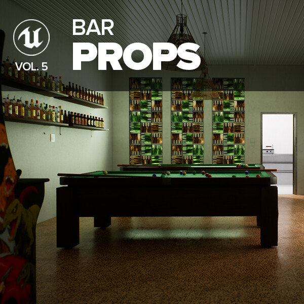 ArtStation - Bar Props