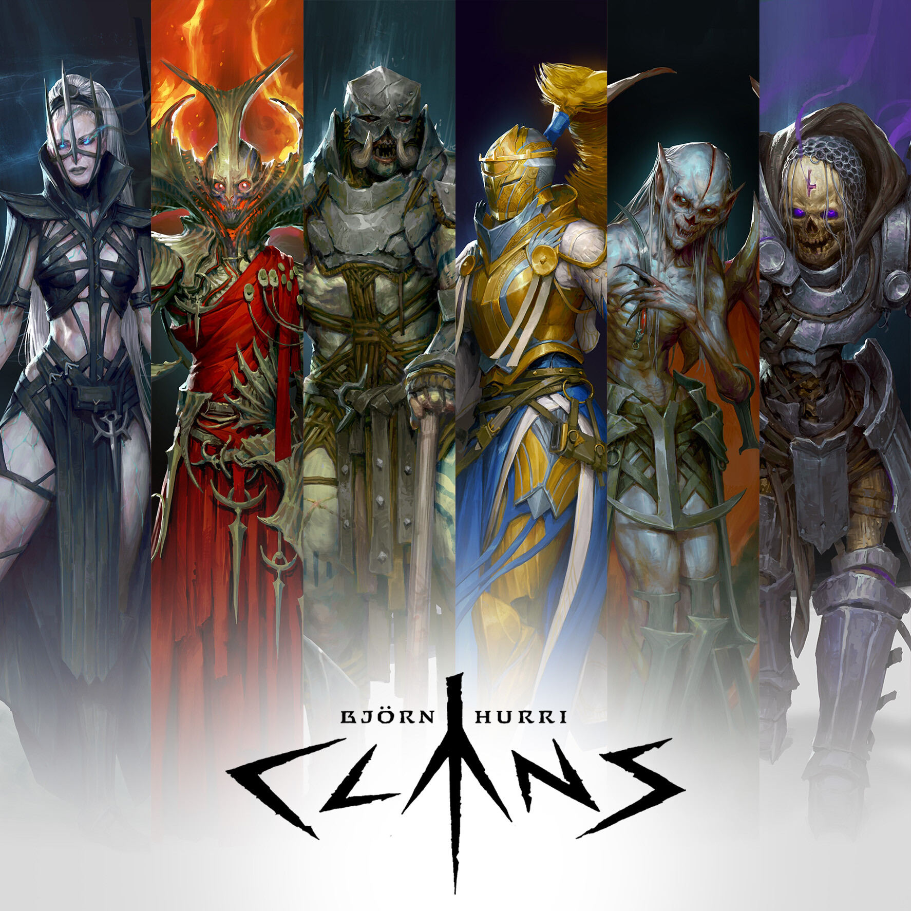 ArtStation - CLANS | Next artbook by Björn Hurri