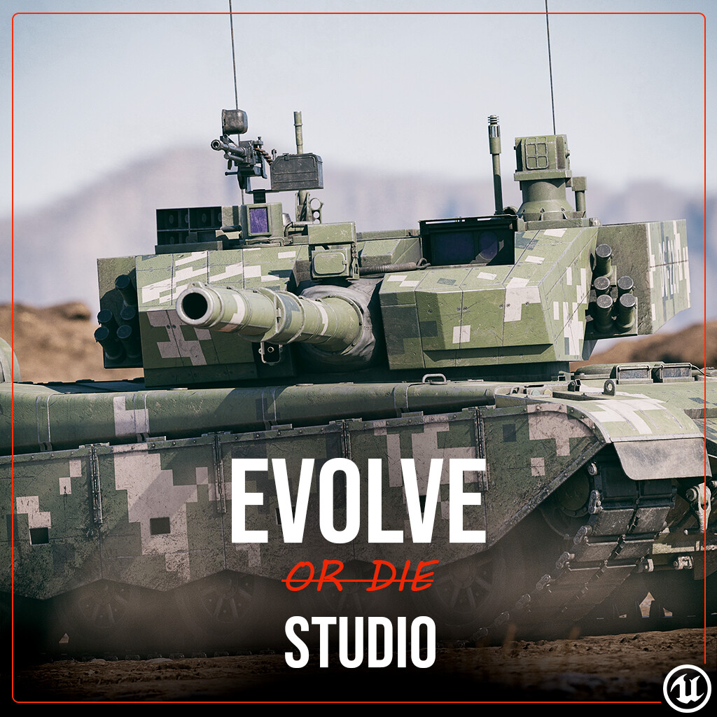 Evolve Studio - UE5 TYPE99 Drivable Battle Tank