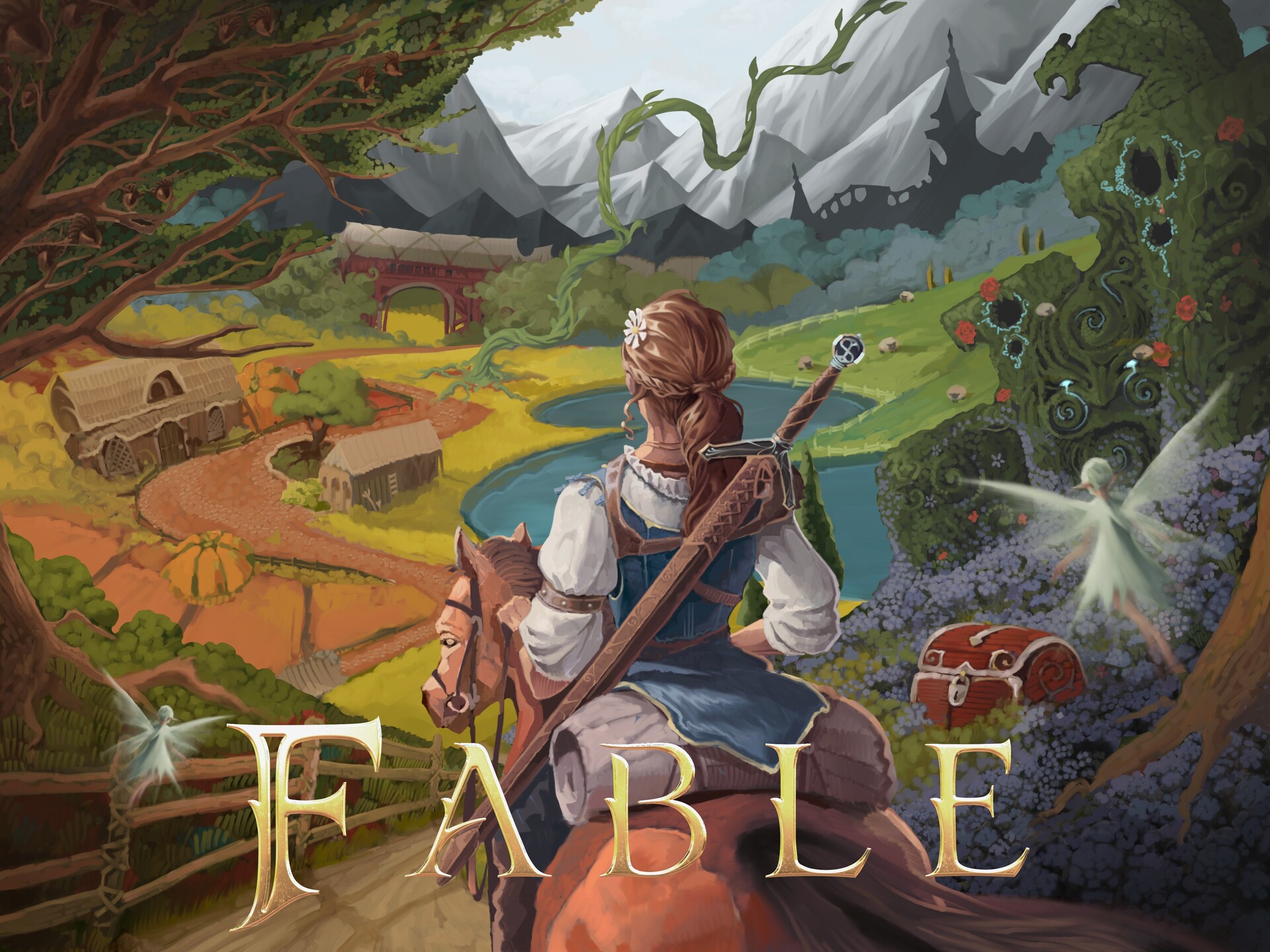 ArtStation - Fable - The Village of Flowers