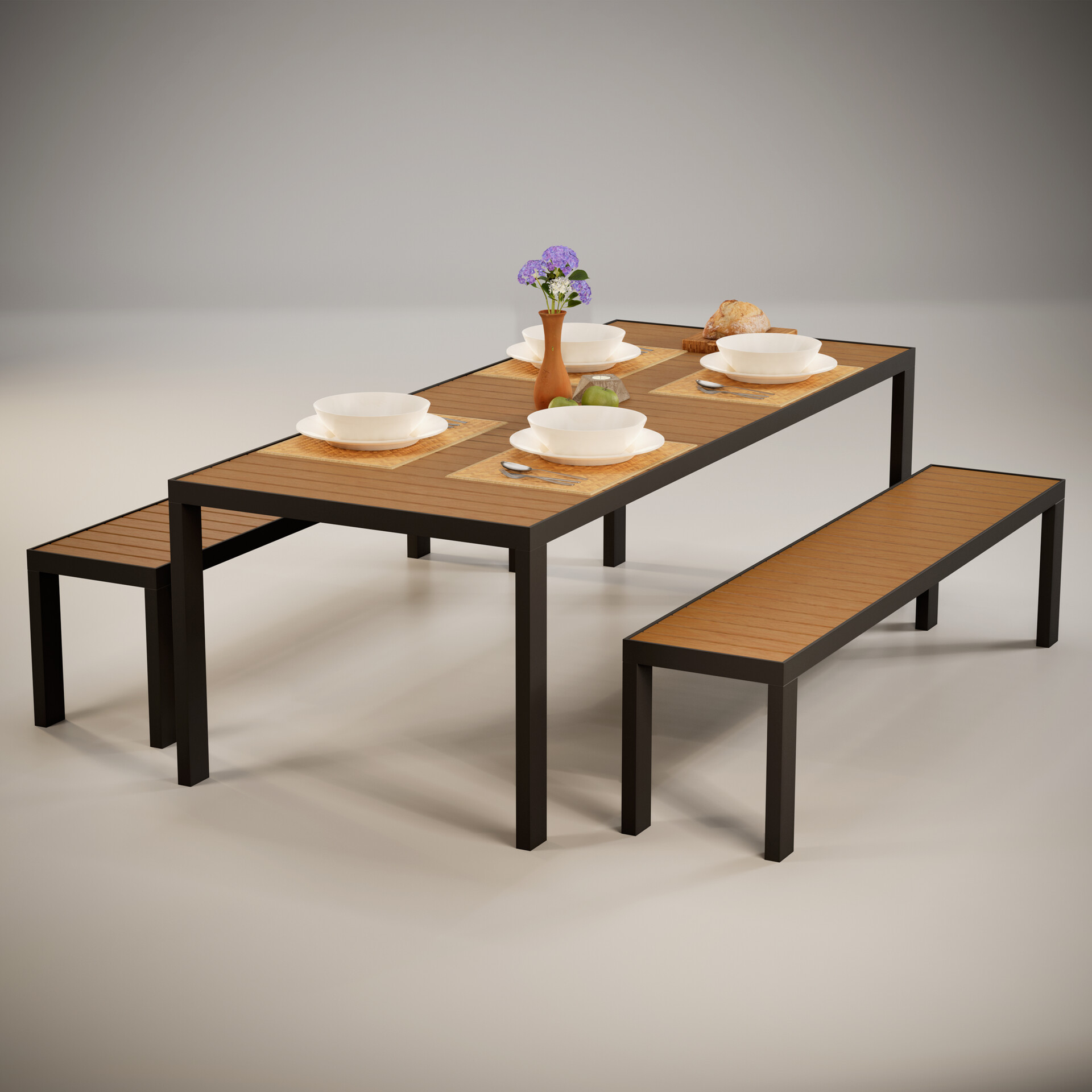 Simon Murray - Modern Garden Dining Table – Outdoor Furniture Asset
