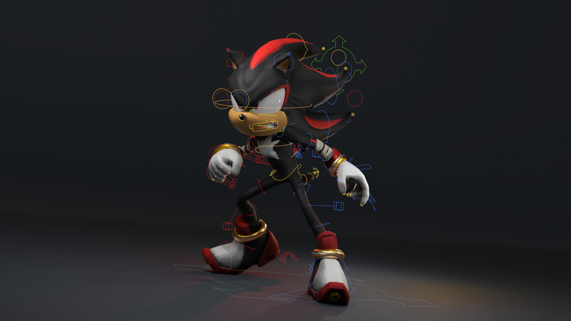 ArtStation - Shadow Sculpt+Rig [FanArt]