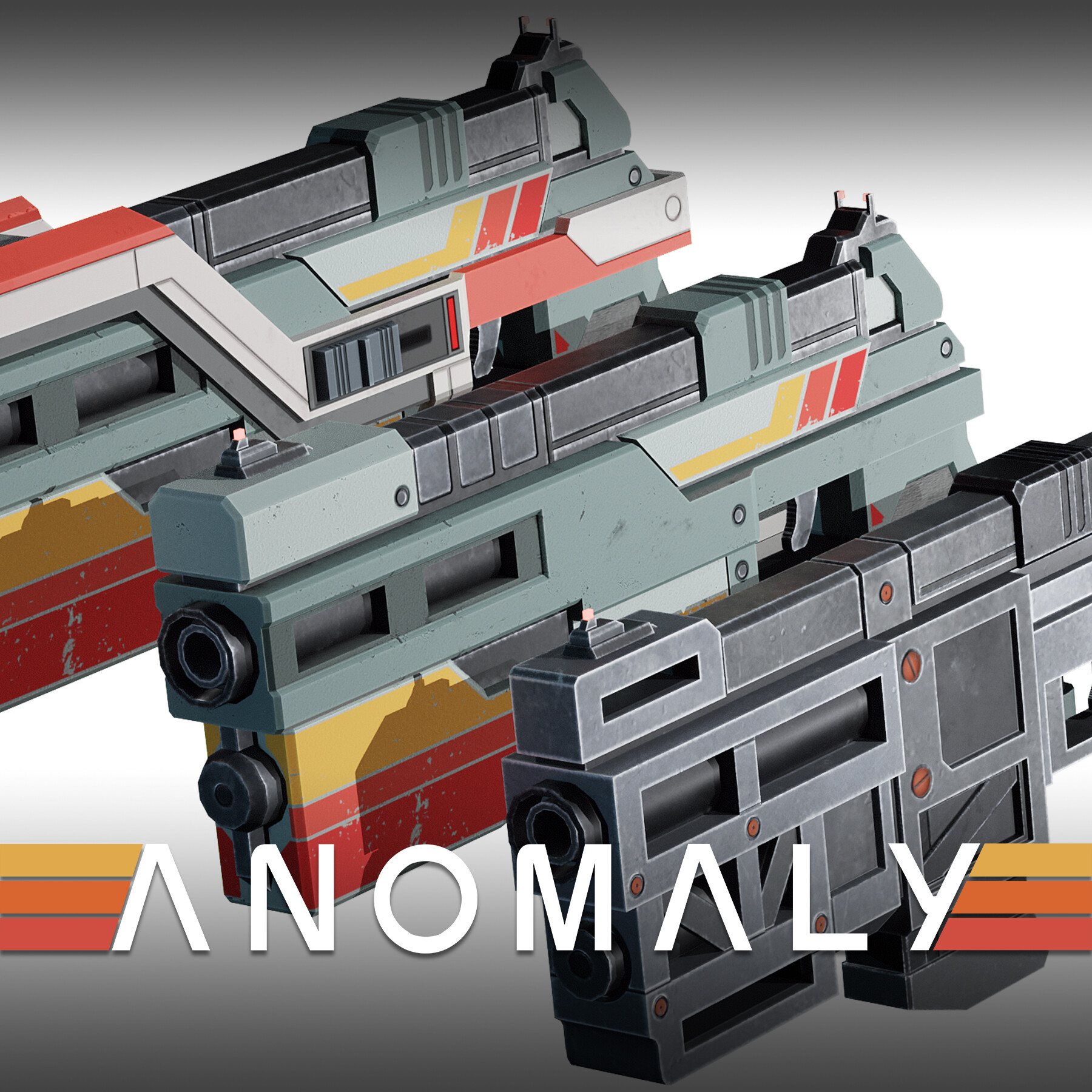 ArtStation - Anomaly - Pistol