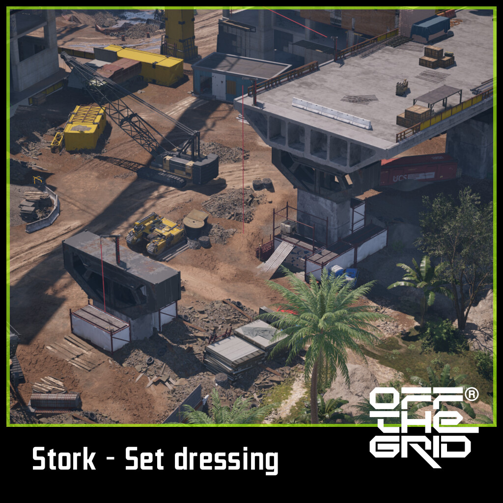 ArtStation - Off the Grid - Stork - Exterior Set Dressing