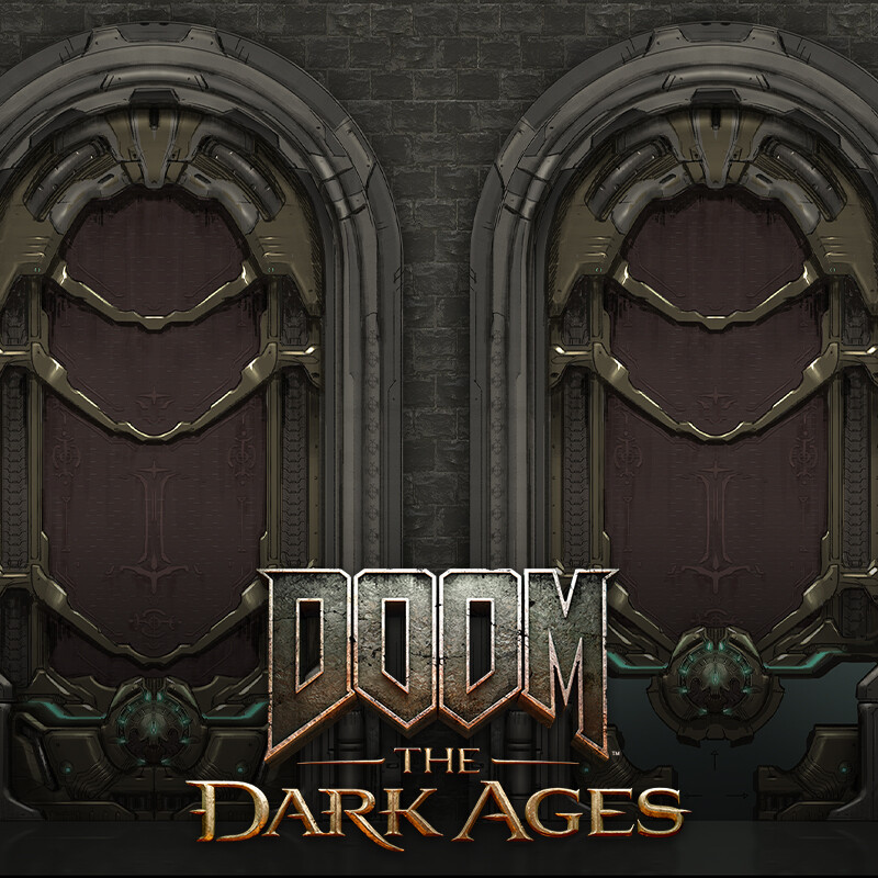 ArtStation - DOOM The Dark Ages - Sentinel Doors and Props