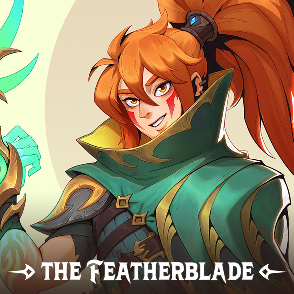 ArtStation - VANKAS THE FEATHERBLADE _ 羽刃·凡克斯