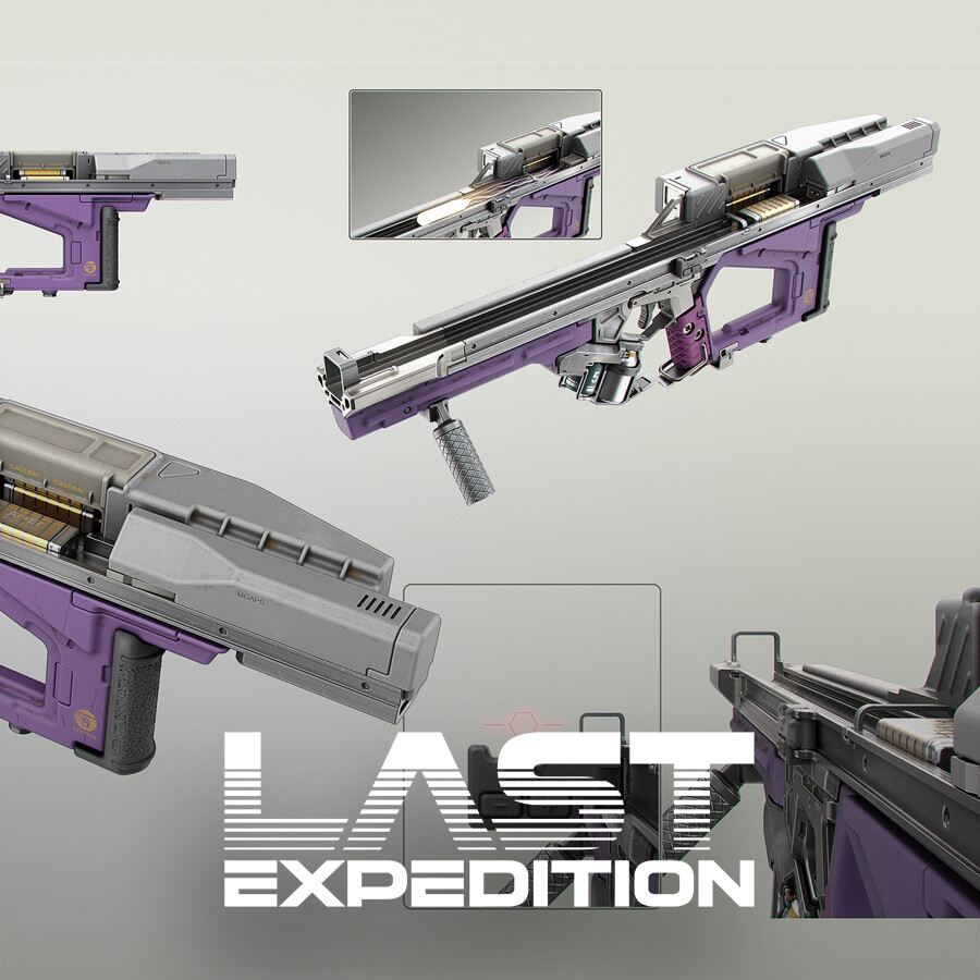 ArtStation - Plasma Launcher, Protex Pack and Zipline
