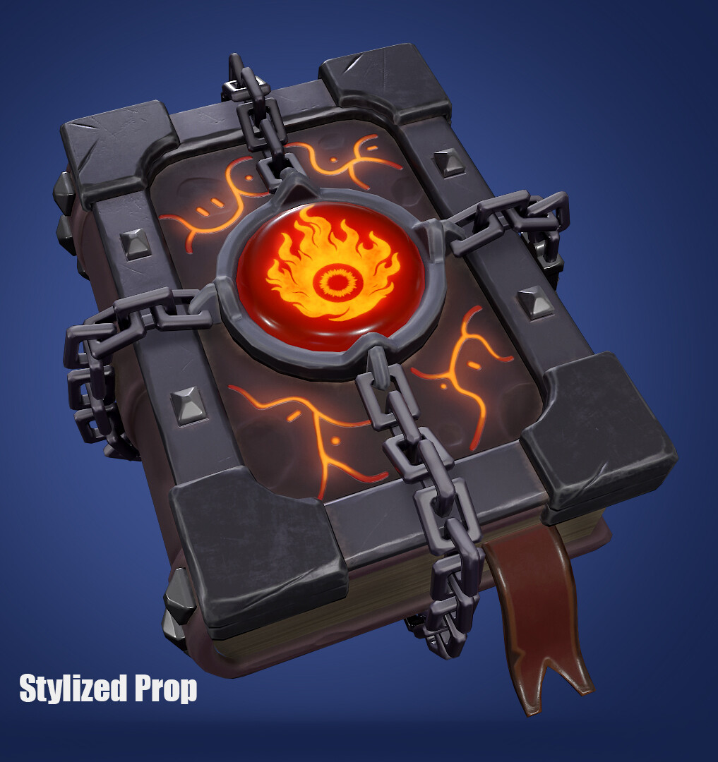 ArtStation - Stylized Spellbook