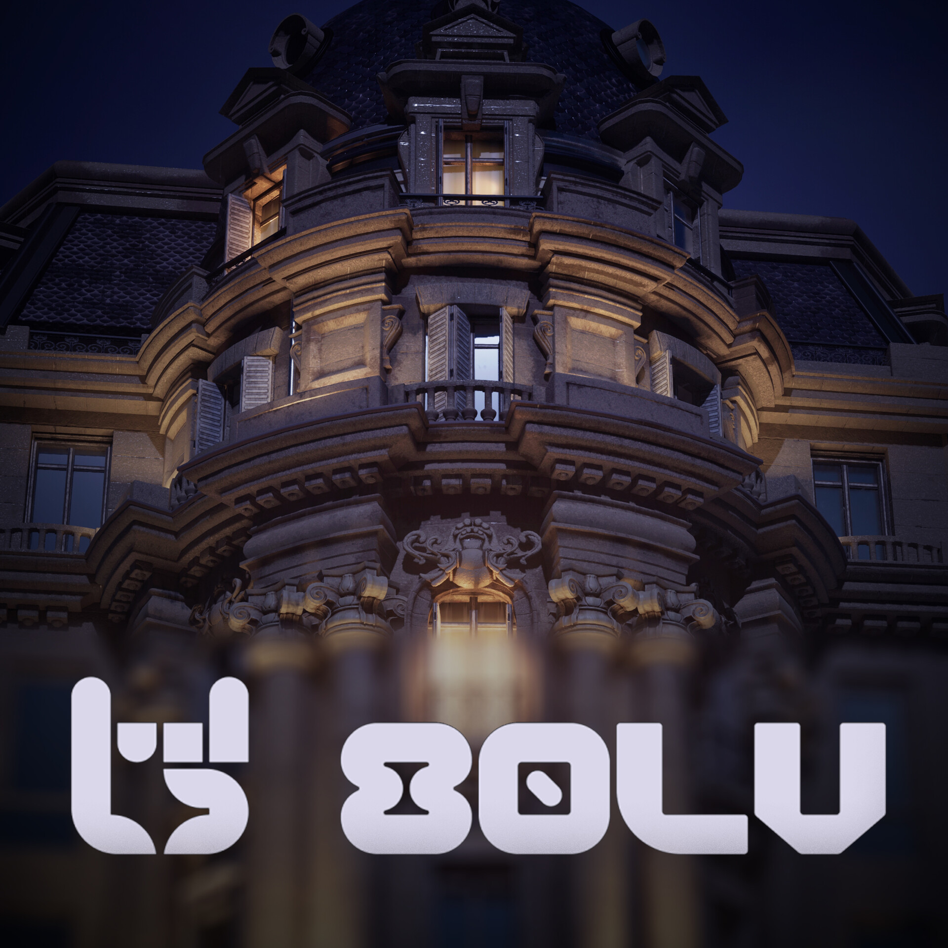 Sandra Lassagne - 80LV Breakdown - Old French Building