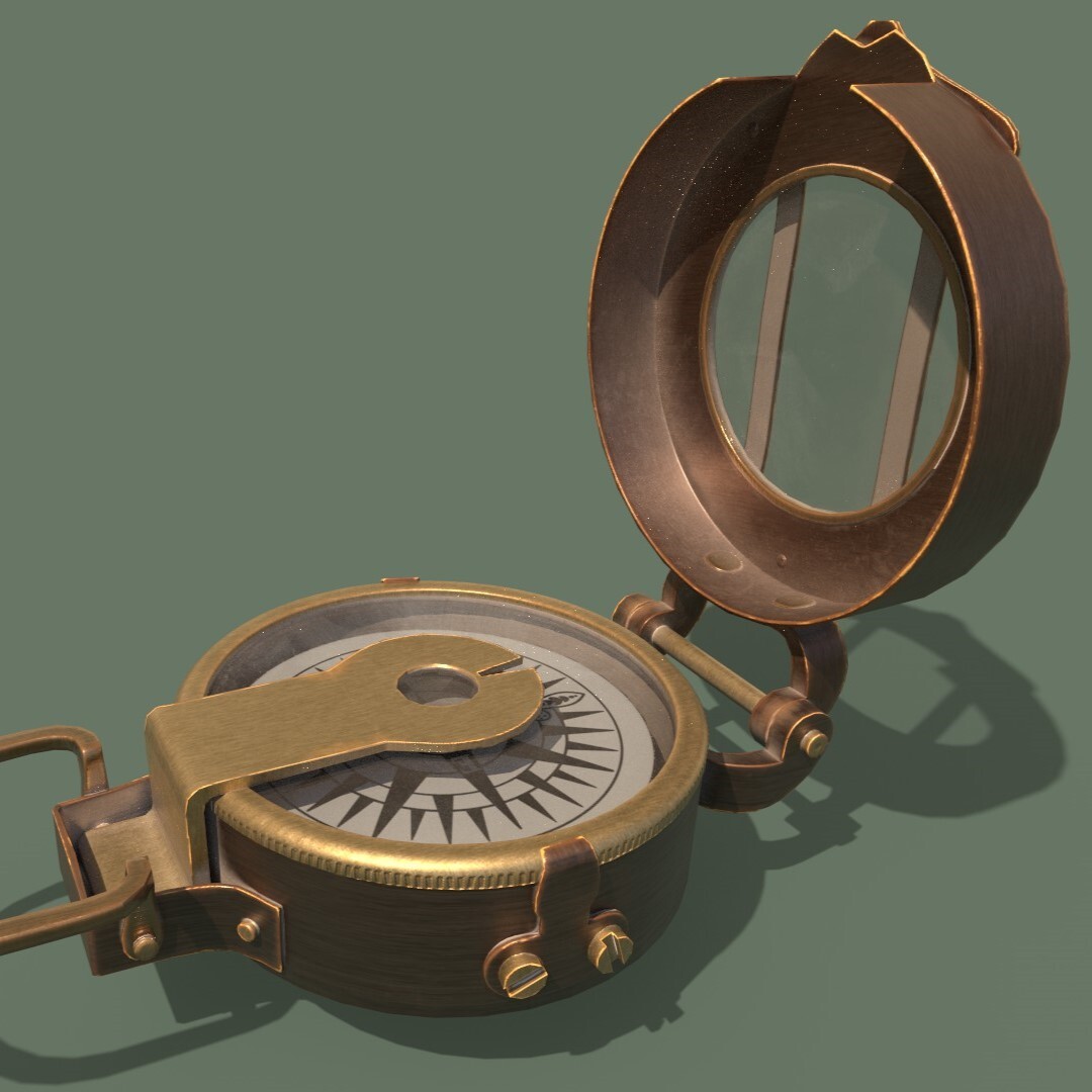 ArtStation - WWII Compass