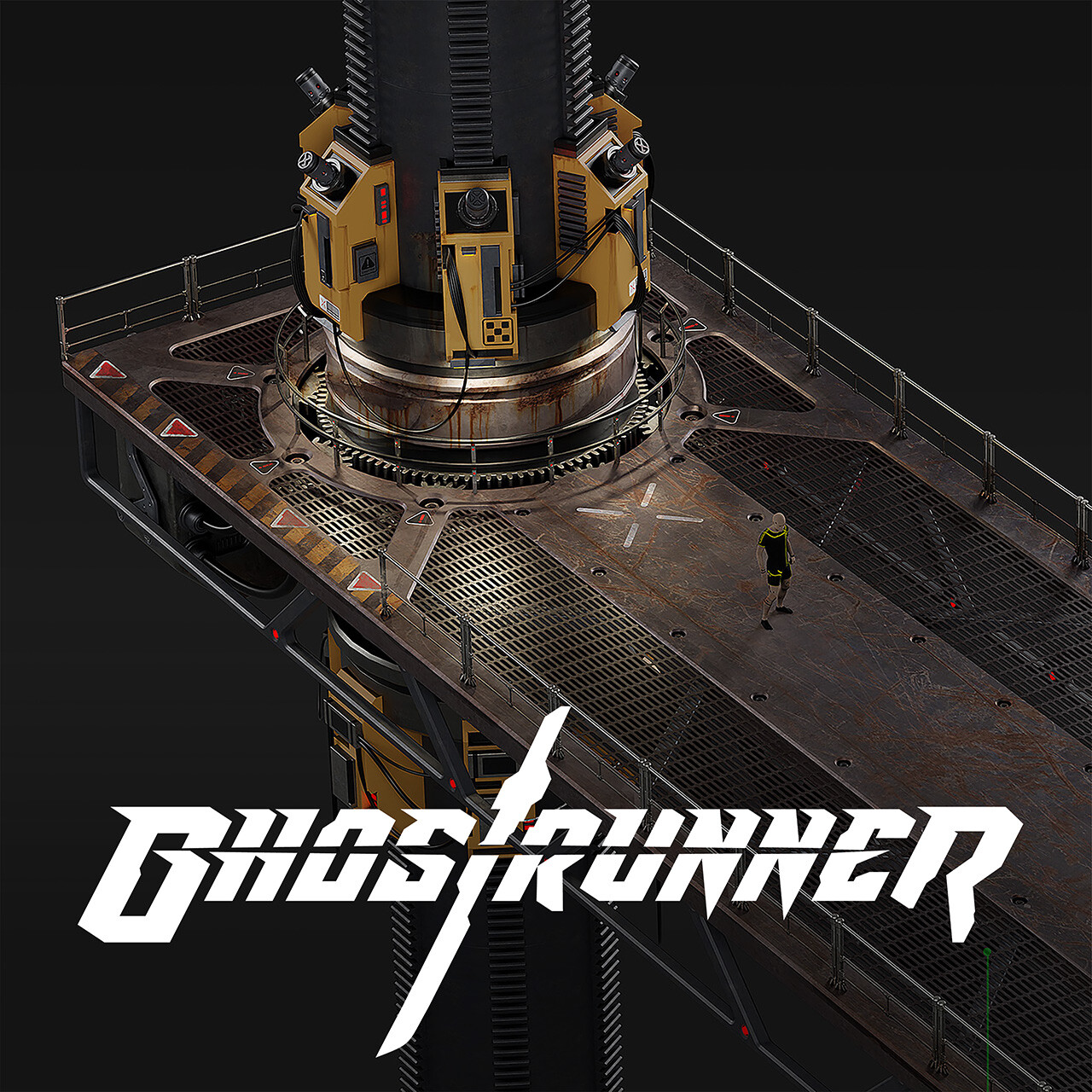ArtStation - Ghostrunner - Platform lift - rotating