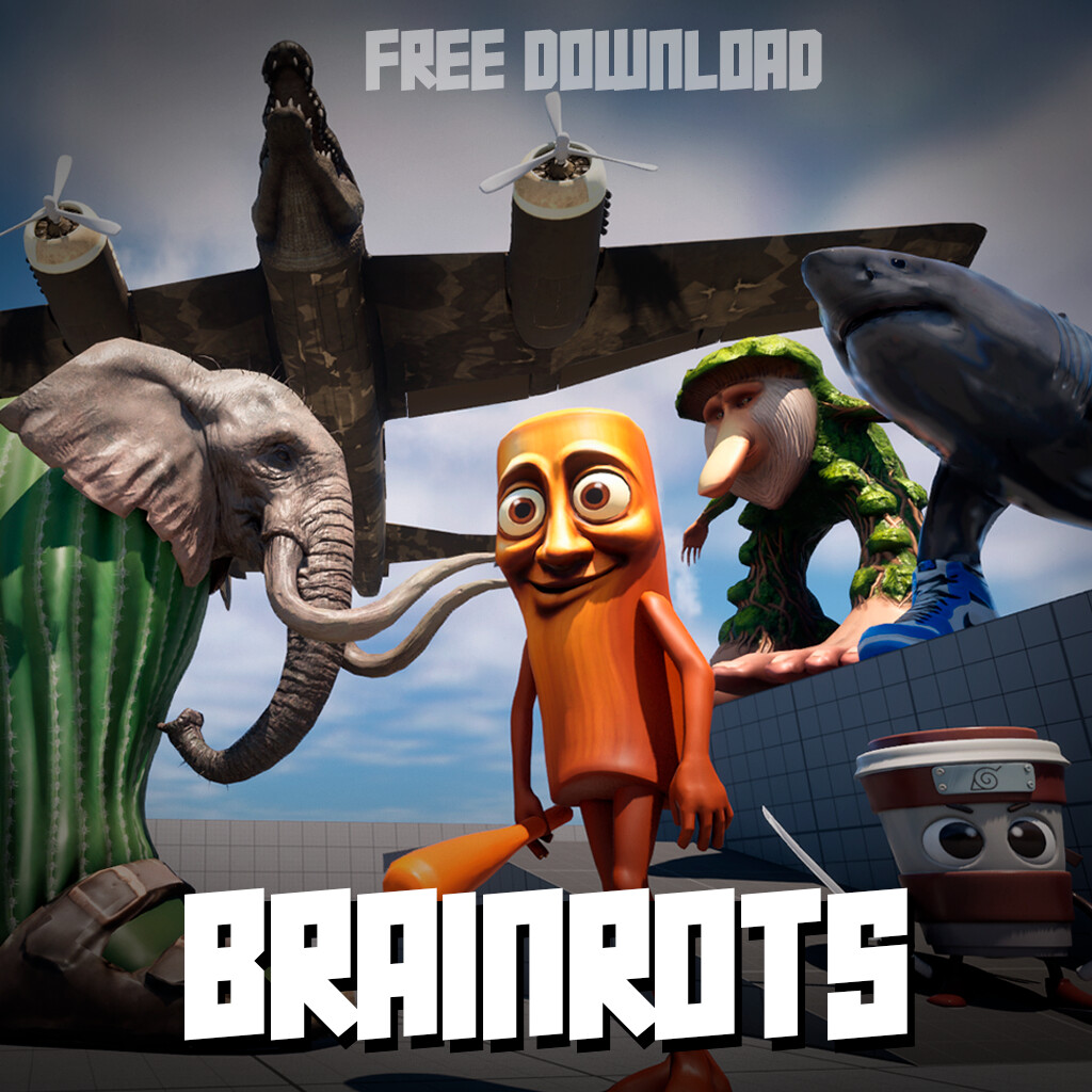 ArtStation - ITALIAN BRAINROT 3D GAME READY MODEL FOR FREE DOWNLOAD ...