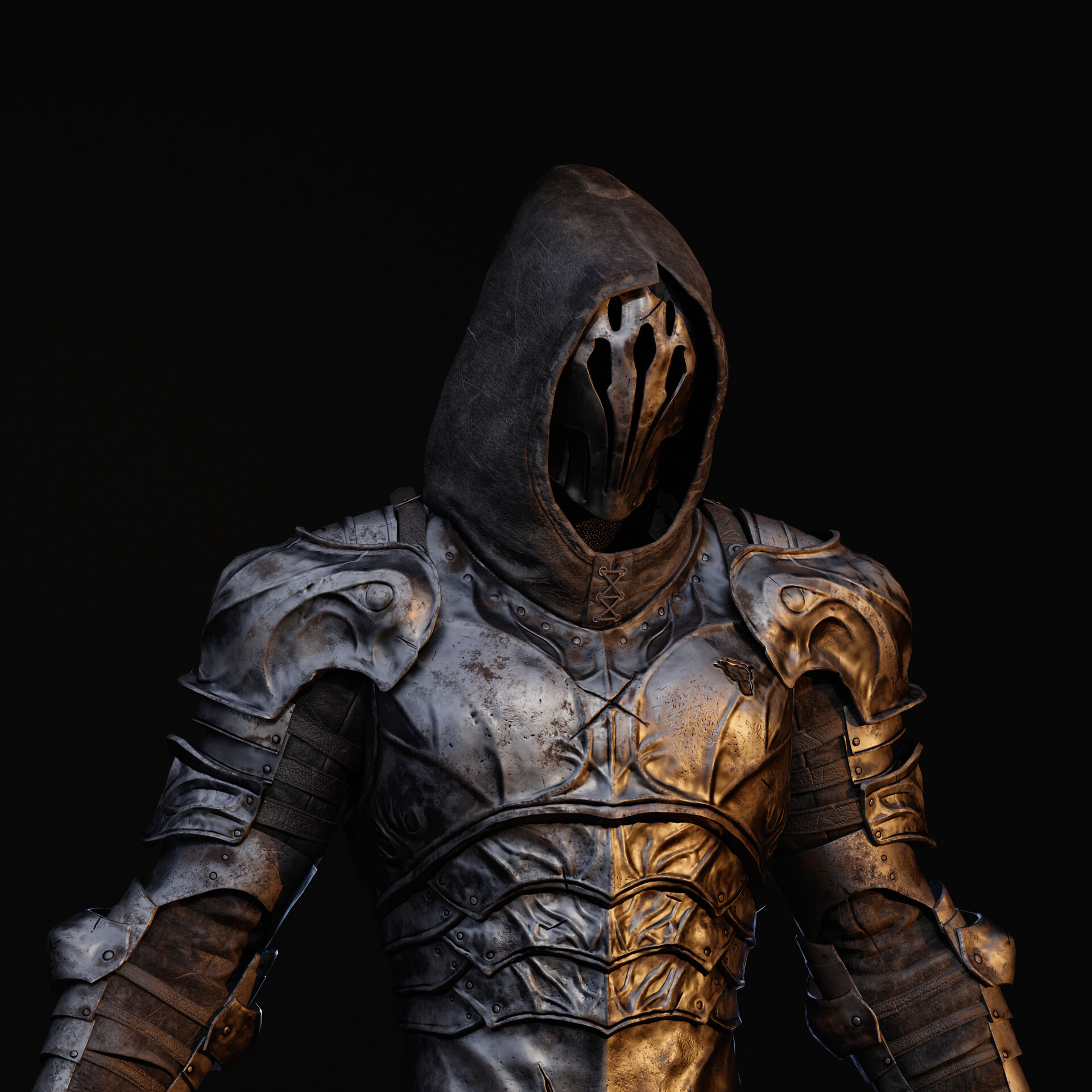 ArtStation - Last Project Dark Knight on real-time 35.6K tris