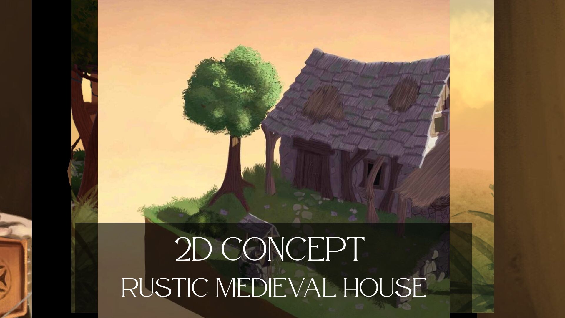 ArtStation - Old Rustic Medieval House