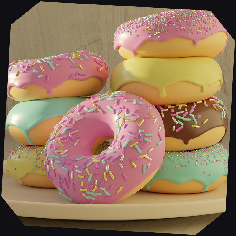 ArtStation - Donut tutorial