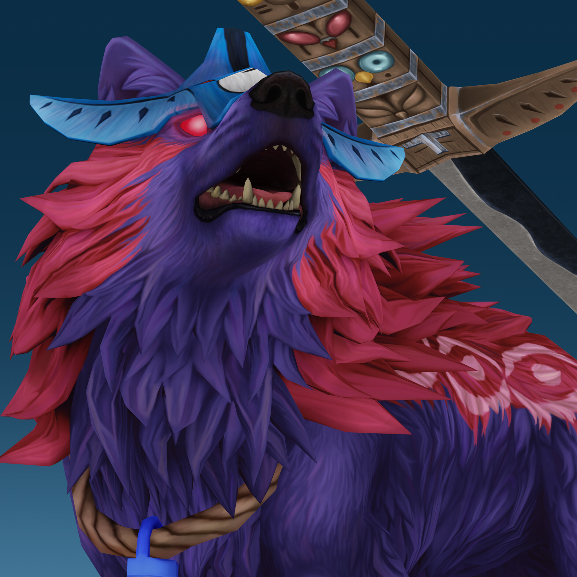 ArtStation - Oki from Ōkami