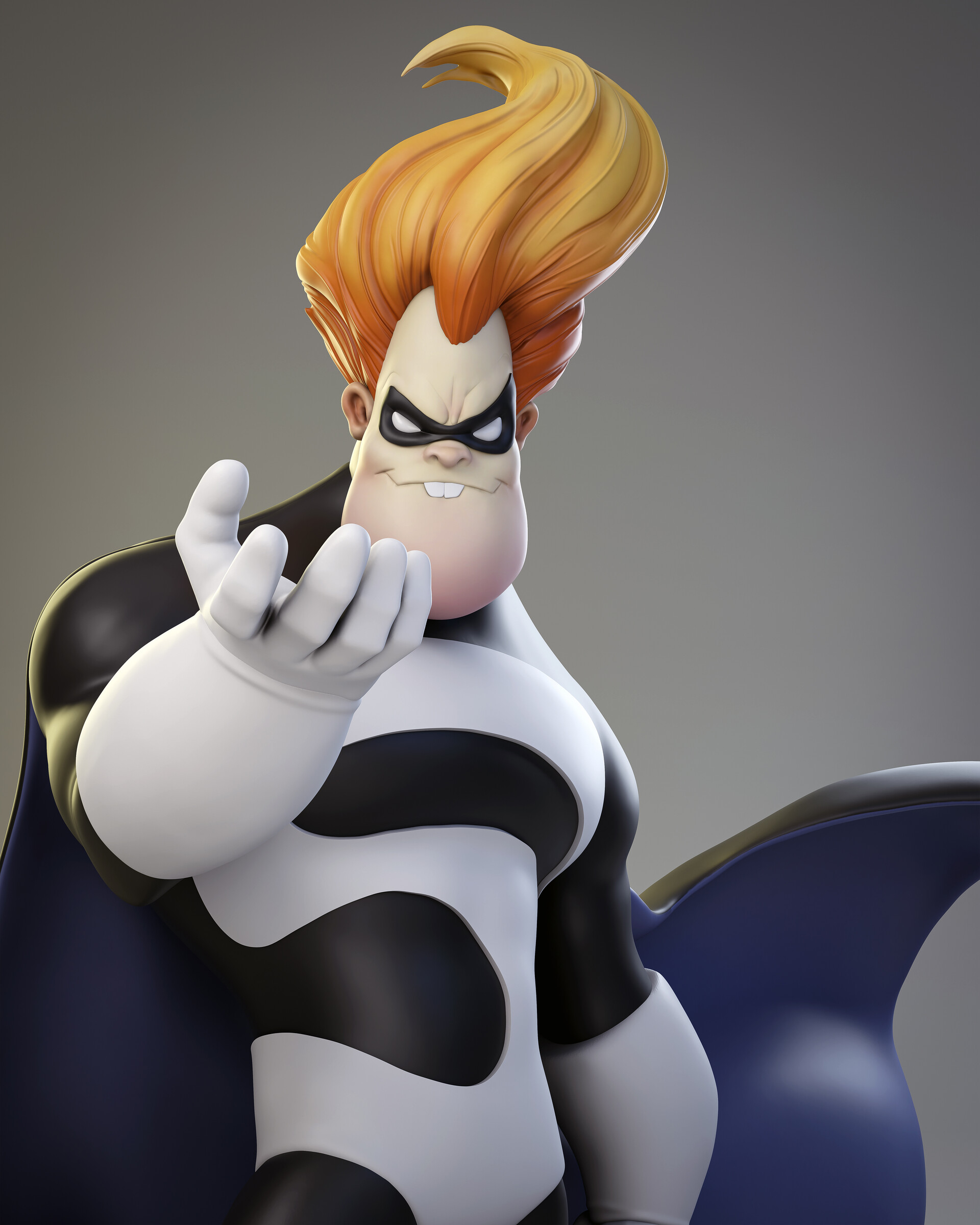 ArtStation - Syndrome The Incredibles fan art.
