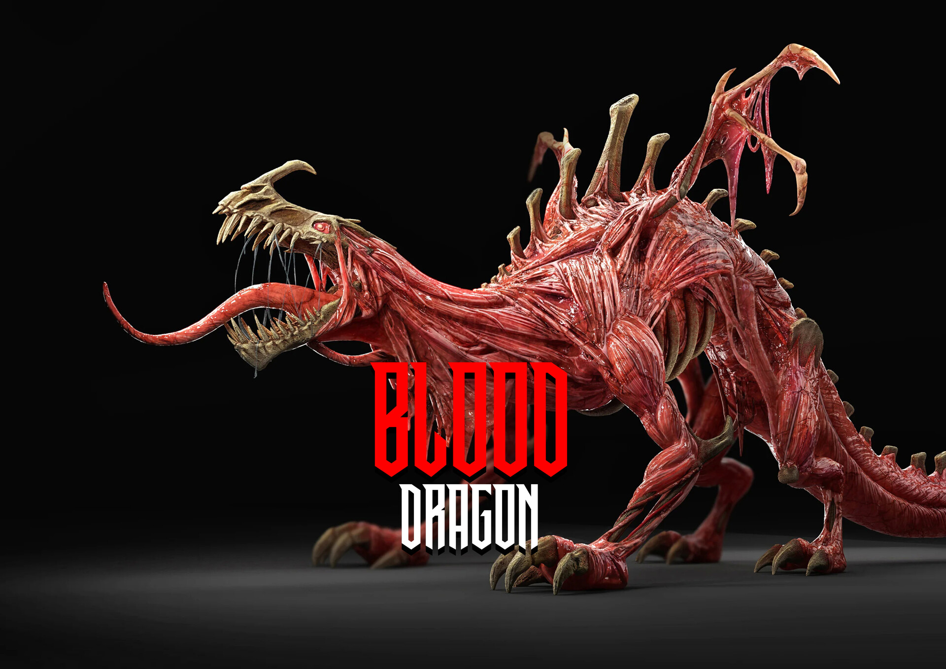 ArtStation - Blood dragon