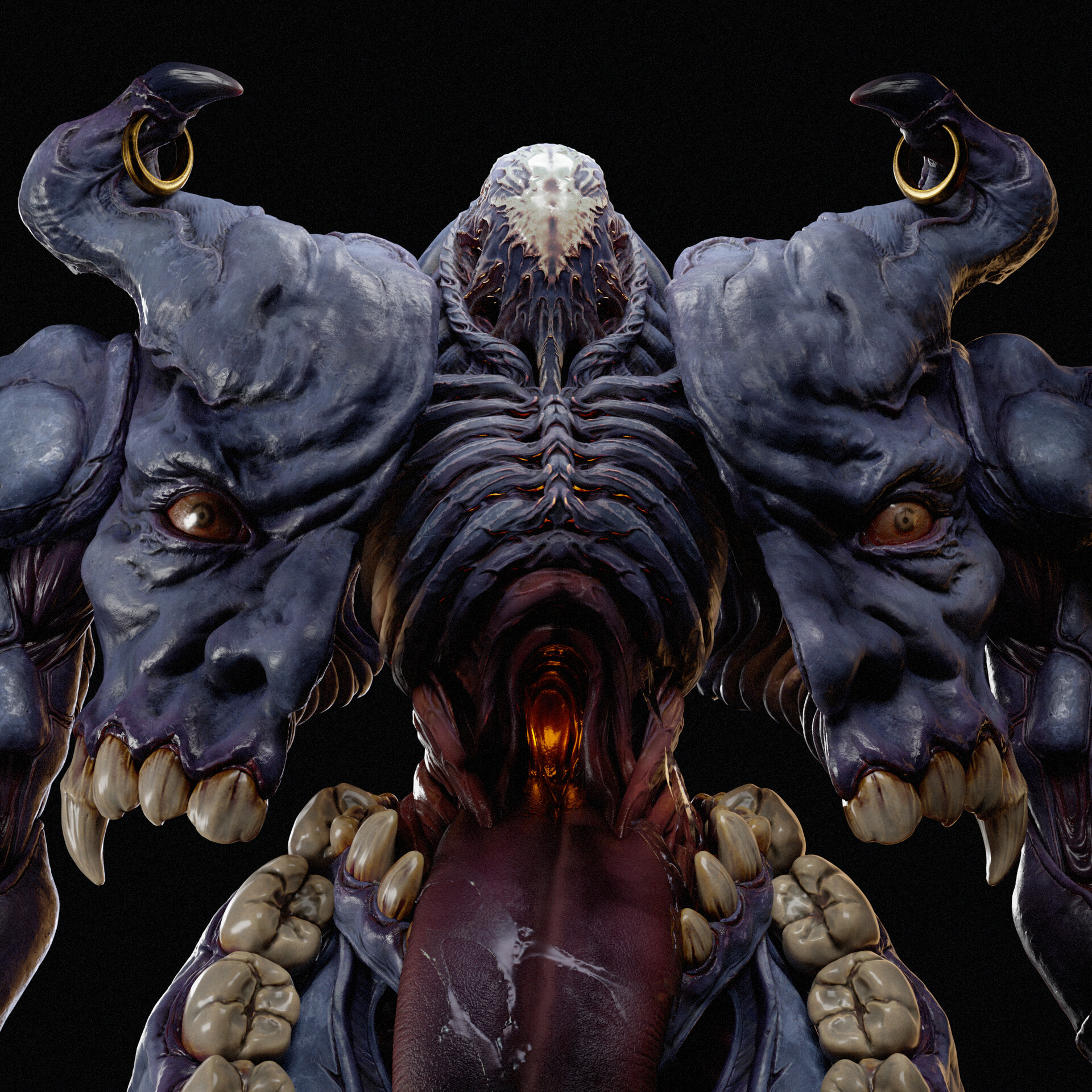 ArtStation - Demonic Entity fan atr