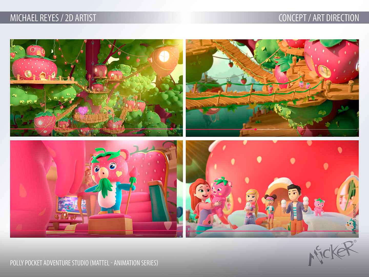 ArtStation - "Polly Pocket - Adventure Studio" - for Mattel / Art Direction 02