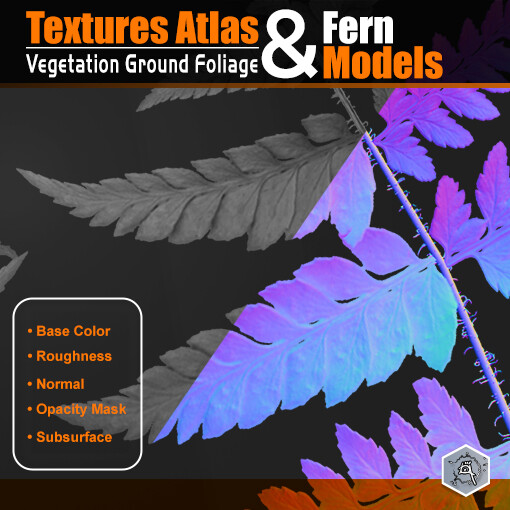 ArtStation - Fern Atlas – Ground Foliage for Real-Time Rendering