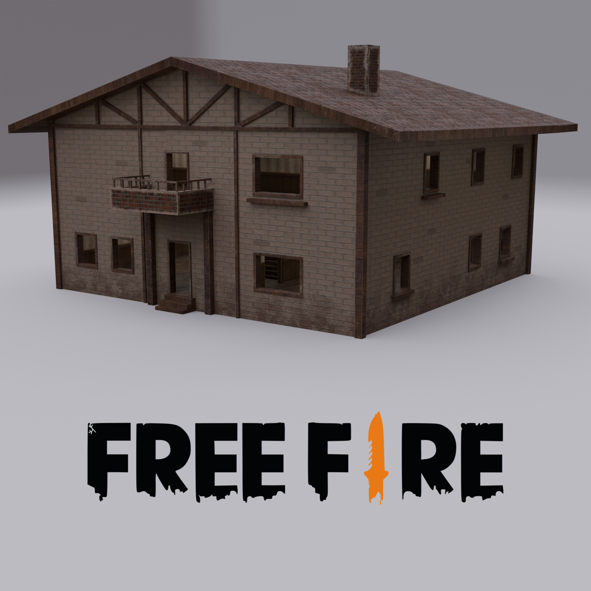 ArtStation - Workshop Free Fire Building - Game Asset