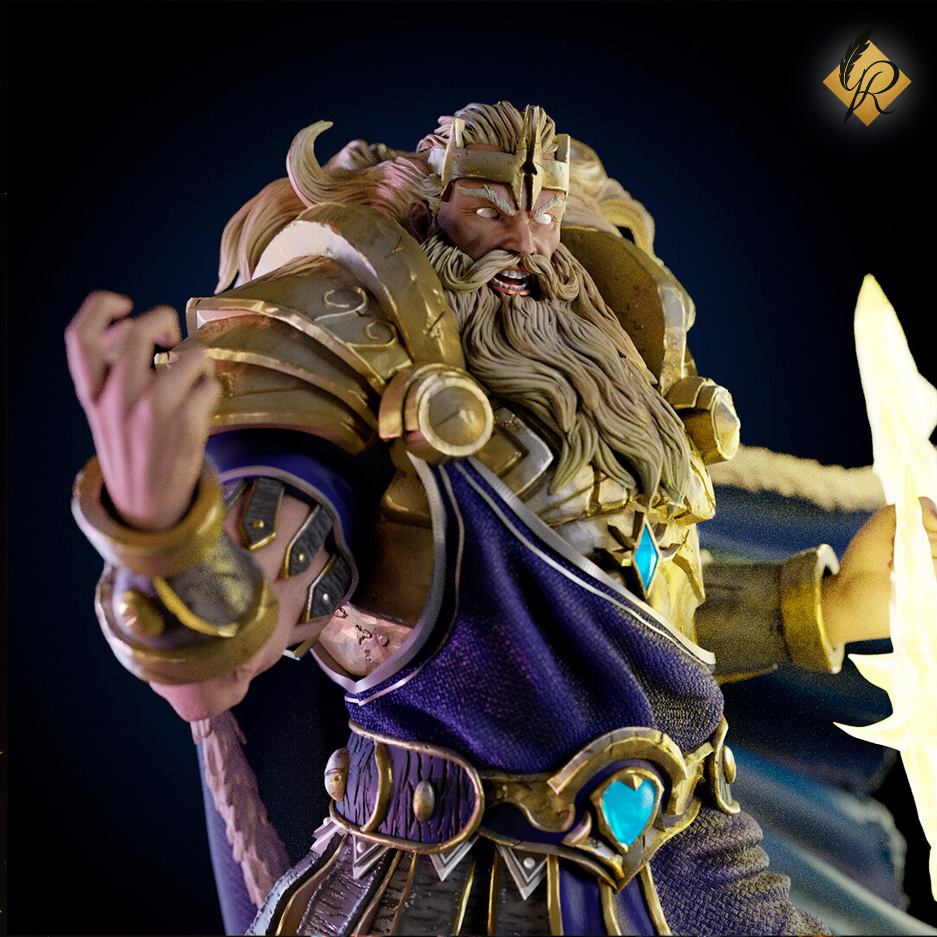 ArtStation - Zeus - Miniature